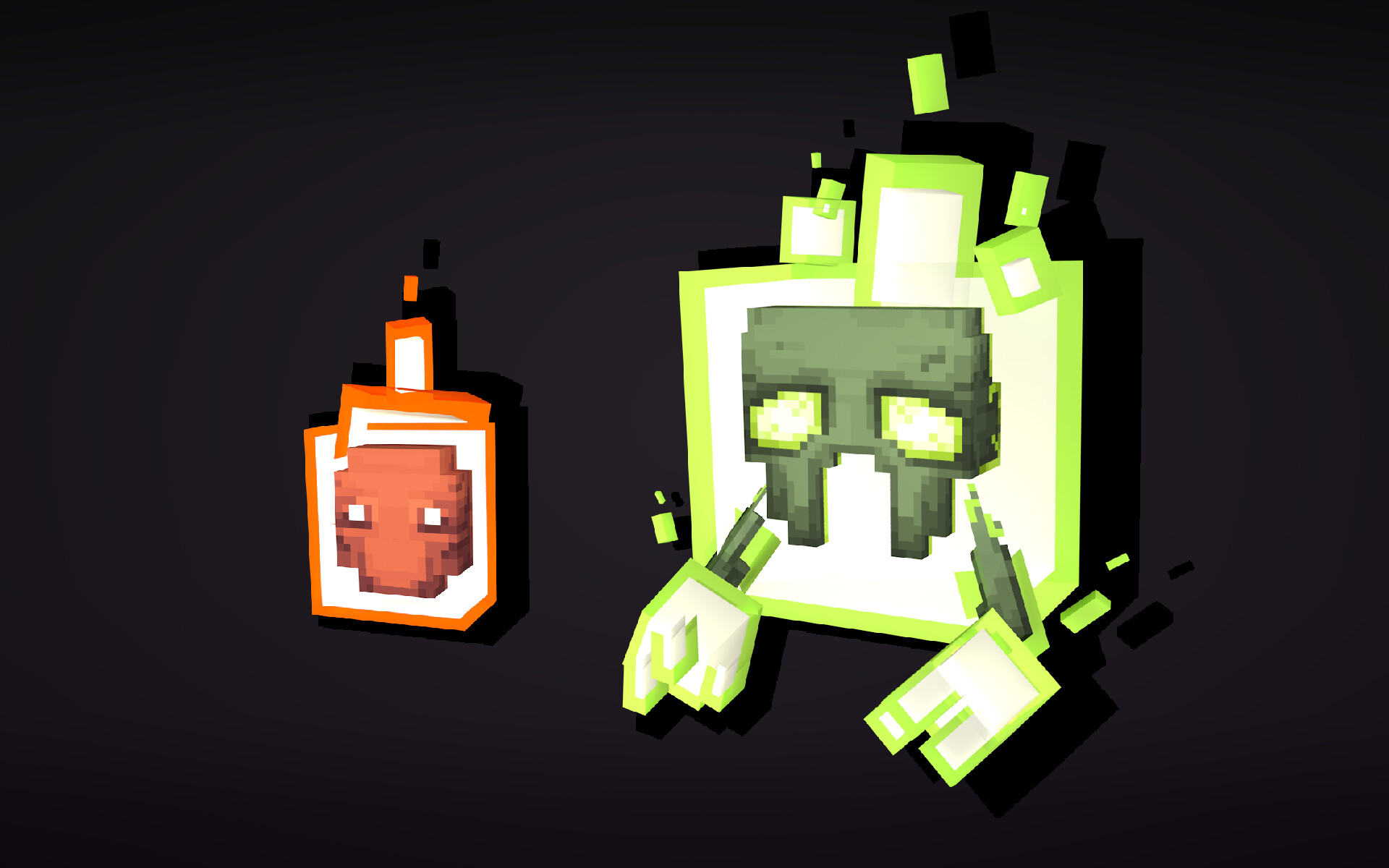 ArtStation - Risk Of Rain Returns - Lesser and Greater Wisp