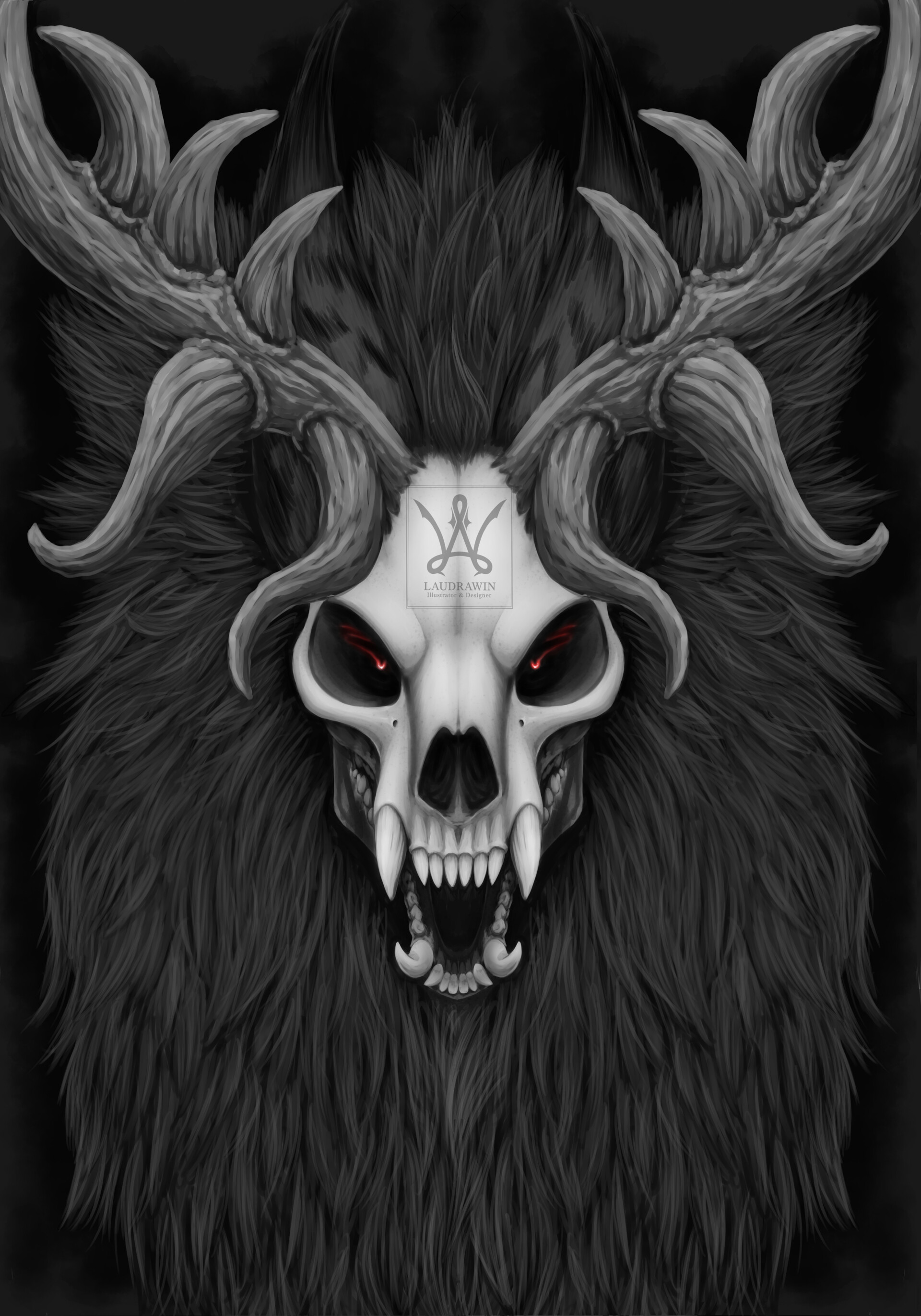 ArtStation - Undead Owl, tabaxi commission