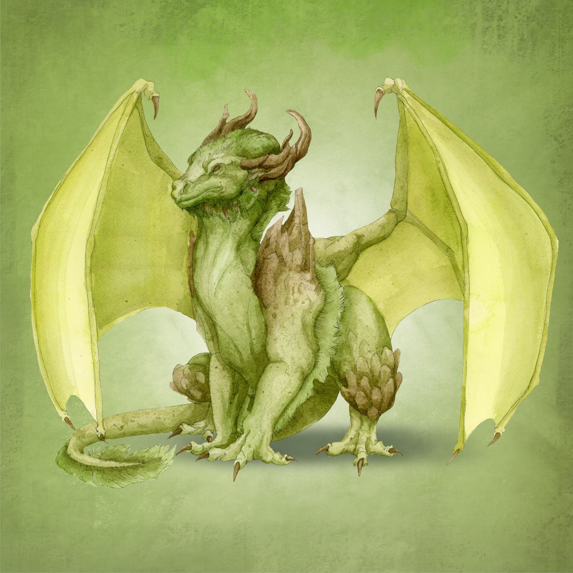 ArtStation - Forest Dragon