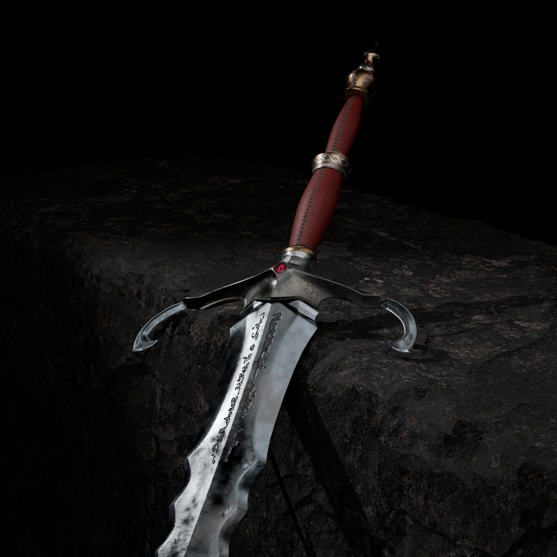 ArtStation - "Snake Eater" Sword