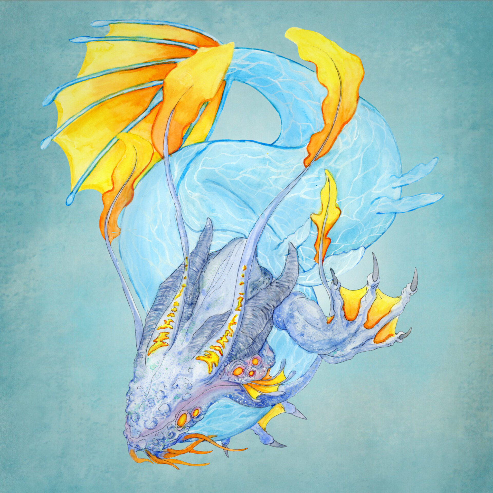 ArtStation - Water Dragon