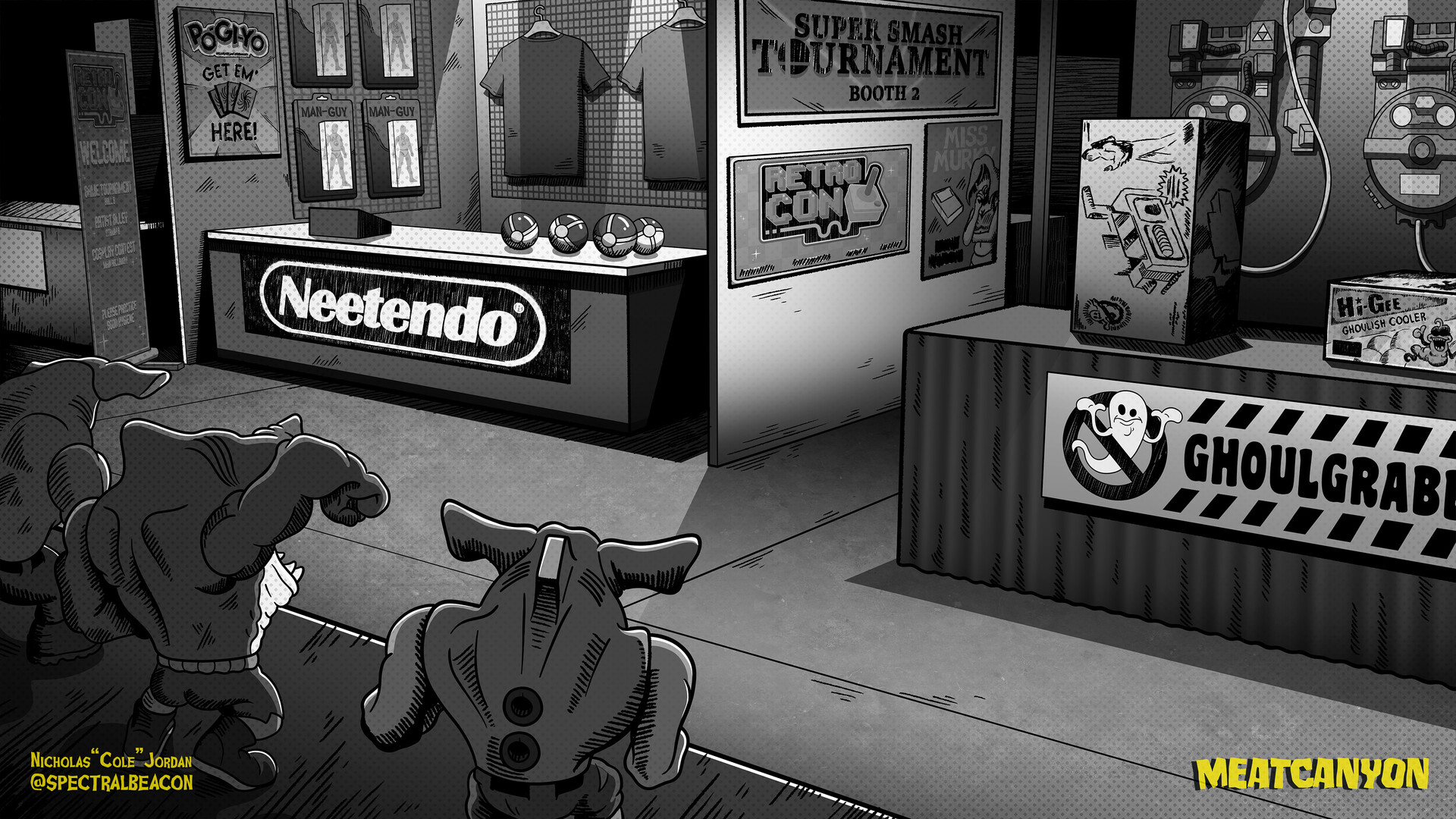 Nicholas (Cole) Jordan - "NOSTALGIA | Melvins Macabre" Background Art