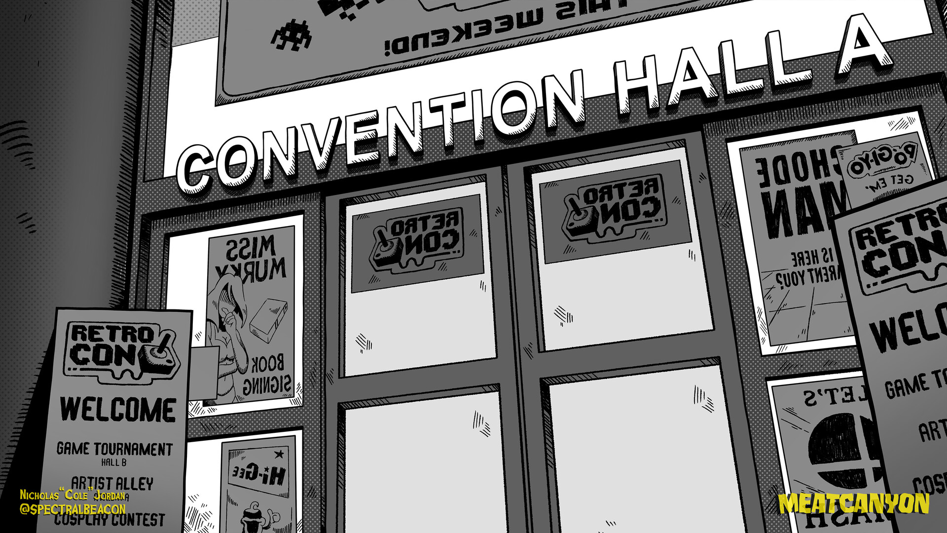 Nicholas (Cole) Jordan - "NOSTALGIA | Melvins Macabre" Background Art