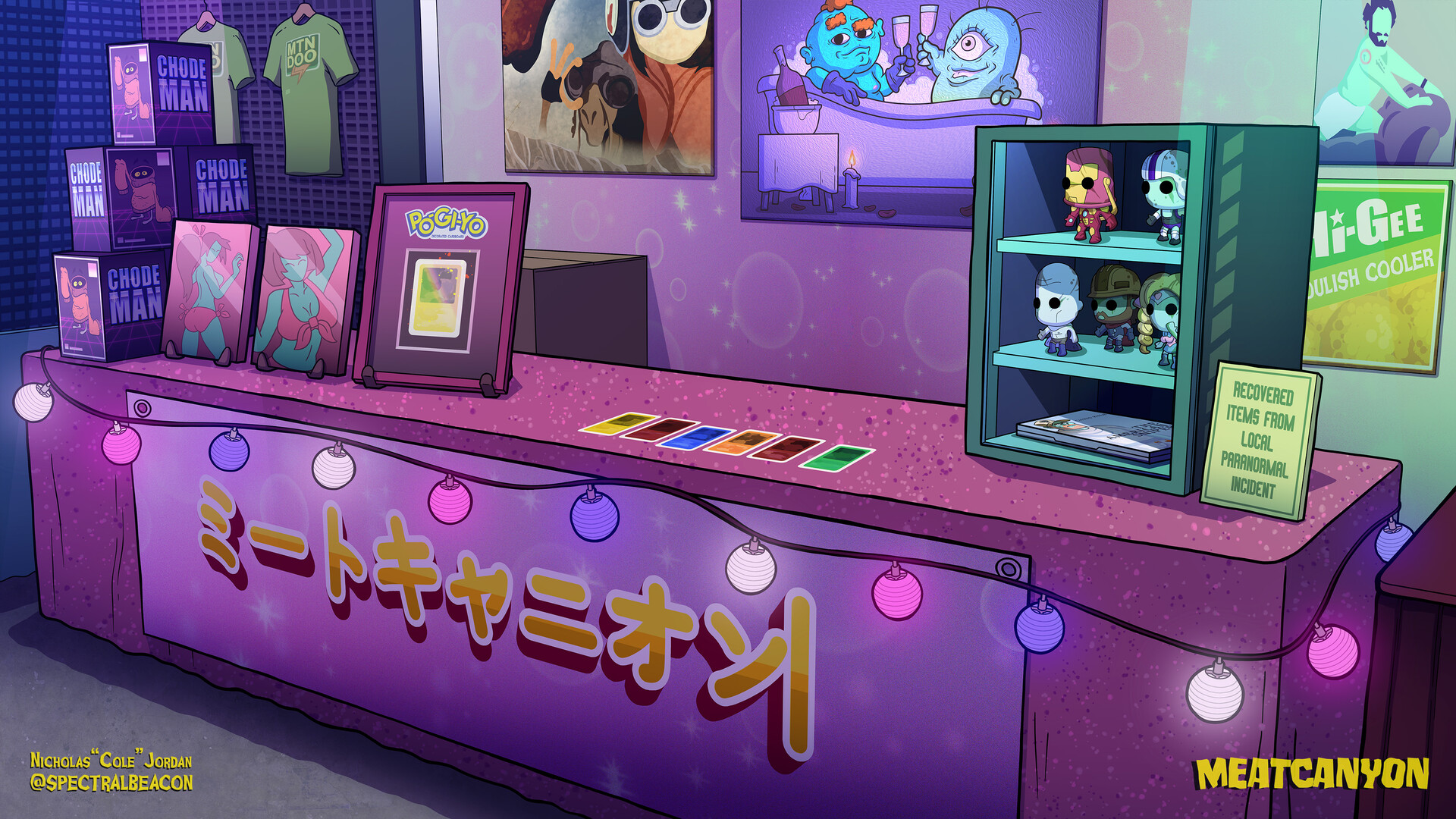 Nicholas (Cole) Jordan - "NOSTALGIA | Melvins Macabre" Background Art