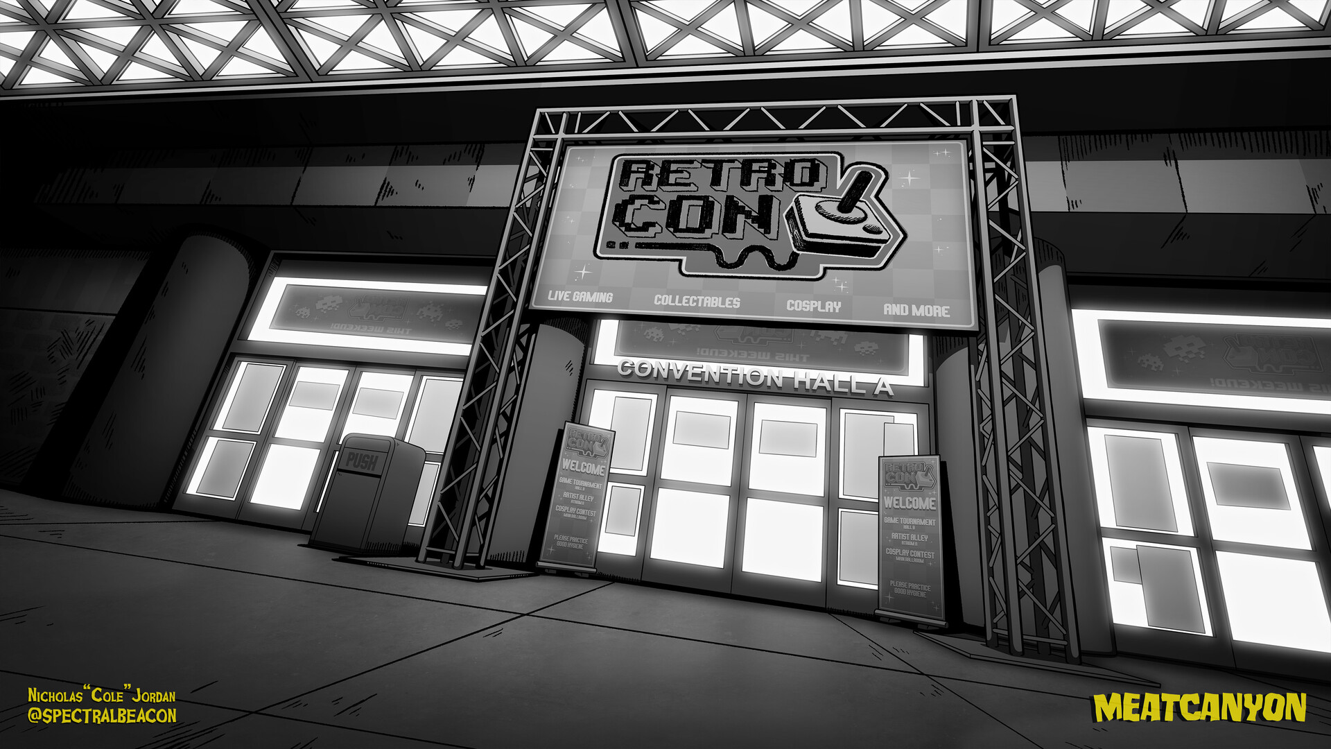 Nicholas (Cole) Jordan - "NOSTALGIA | Melvins Macabre" Background Art