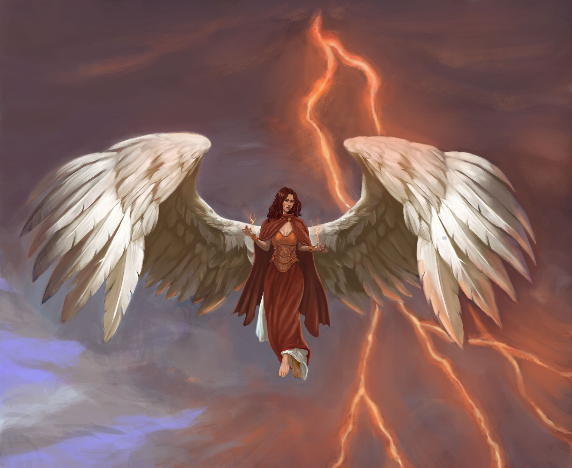 ArtStation - Lightning Angel