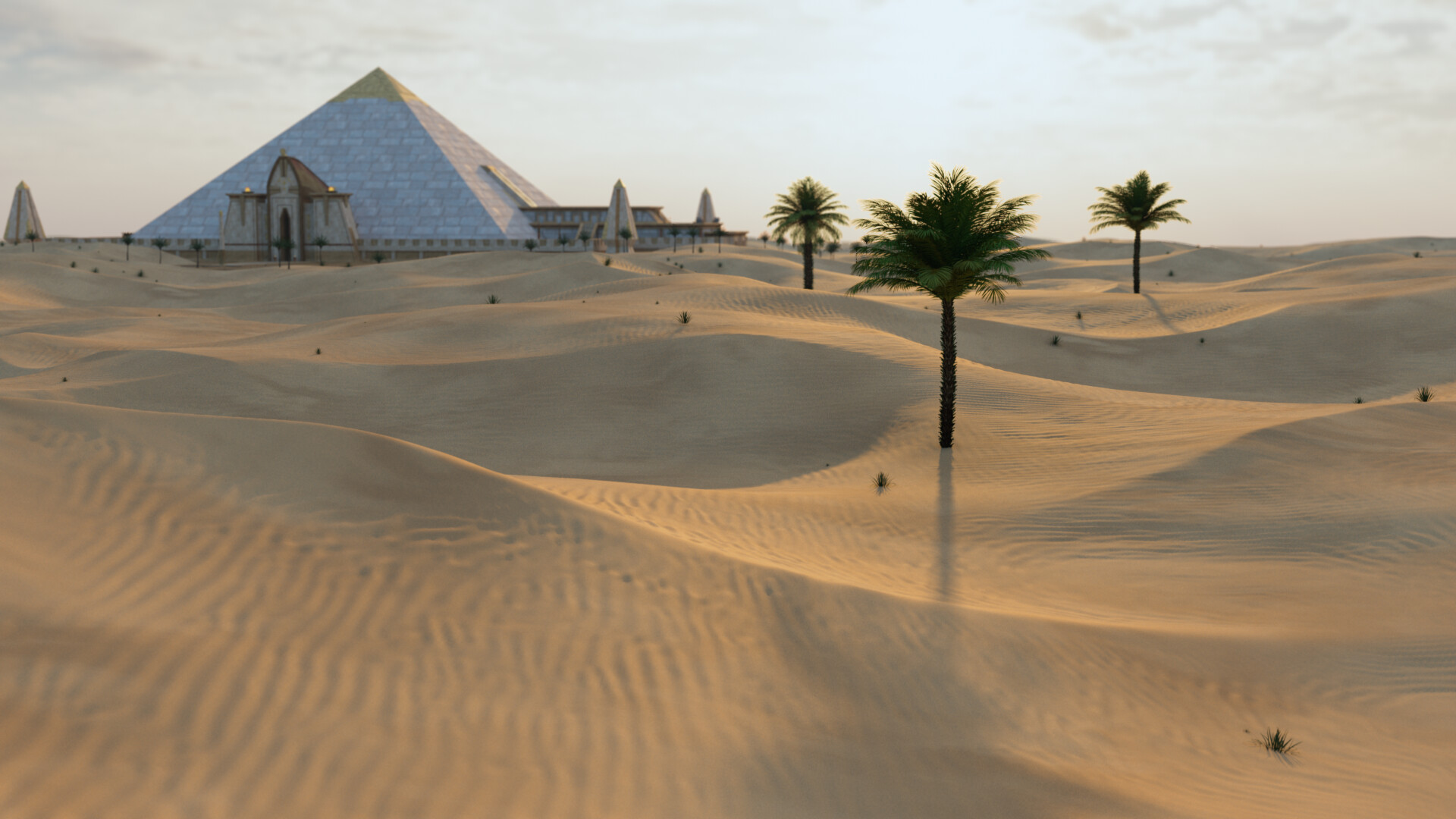 ArtStation - Desert Landscape