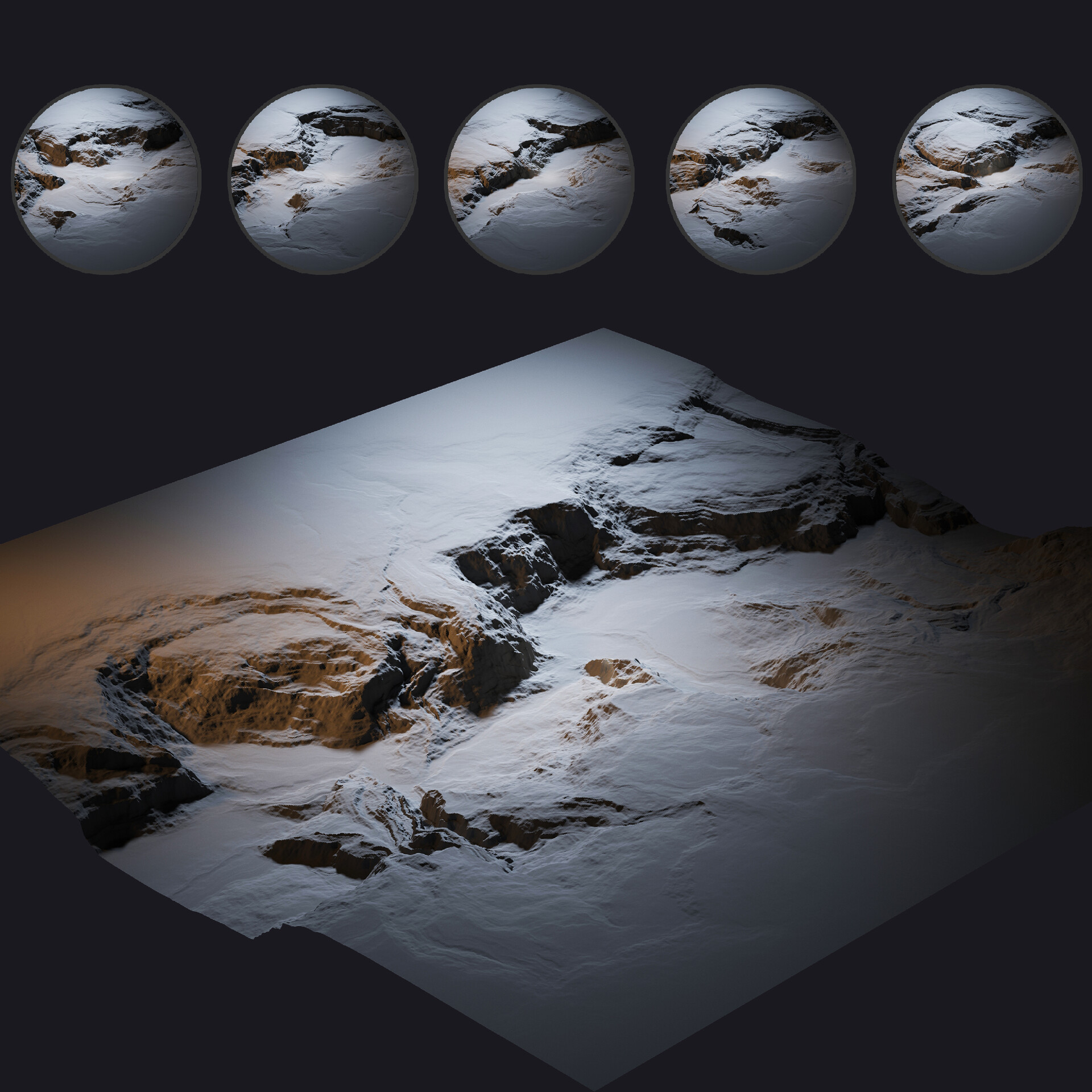 ArtStation - 50 Mesh Canyon vol-1
