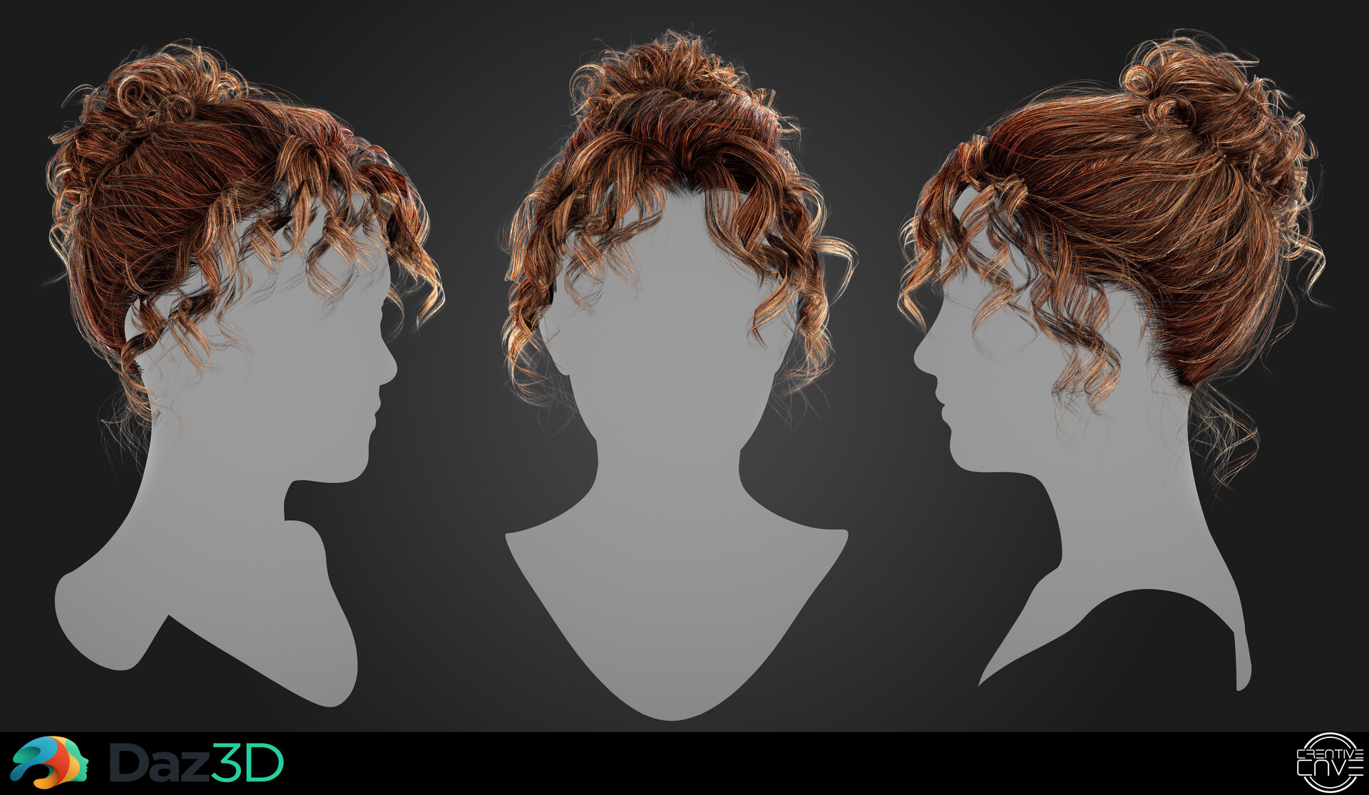 CREATIVE CAVE - DAZ3D- HAIR