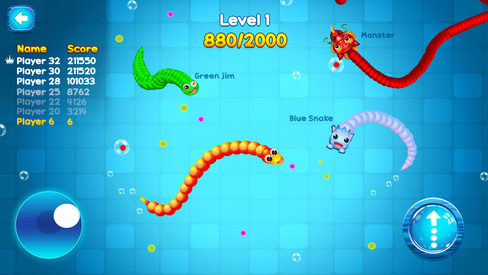 Munmun khurana - SNAKE BATTLE #REFERENCE #SLITHERGAME #NEWUI #2D GAME UI