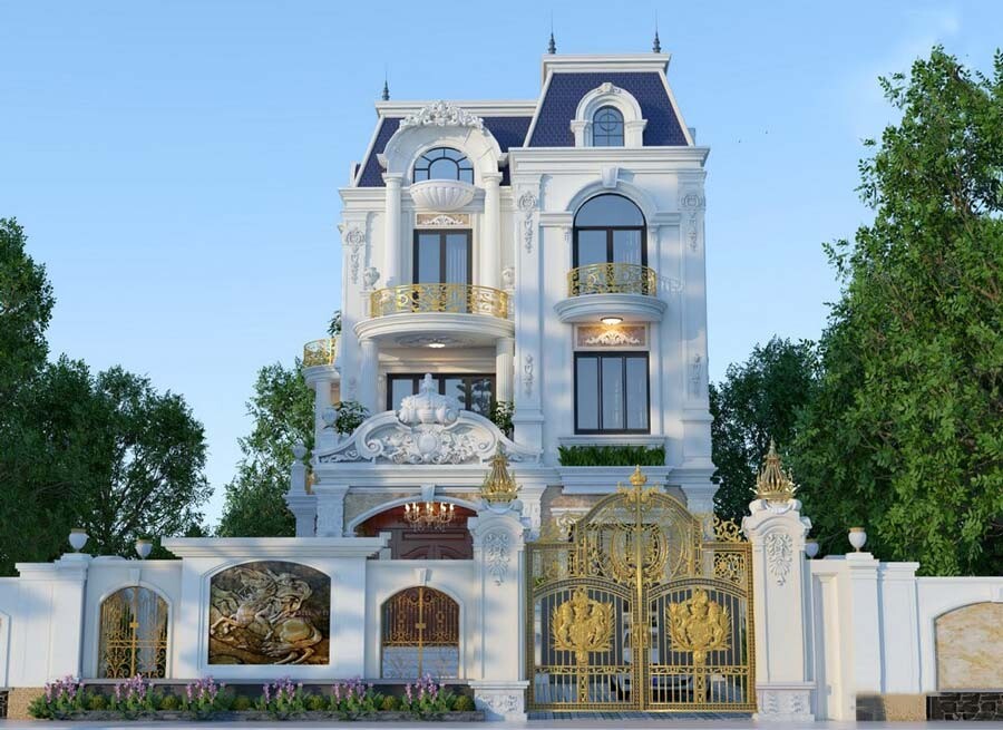 NEOHouse Architecture - 45+ mẫu biệt thự kiểu Pháp 3 tầng ấn tượng xu ...