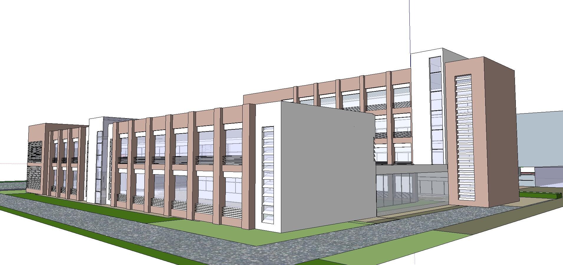 fumaxliu - Sketchup City social Building-Hospital -074