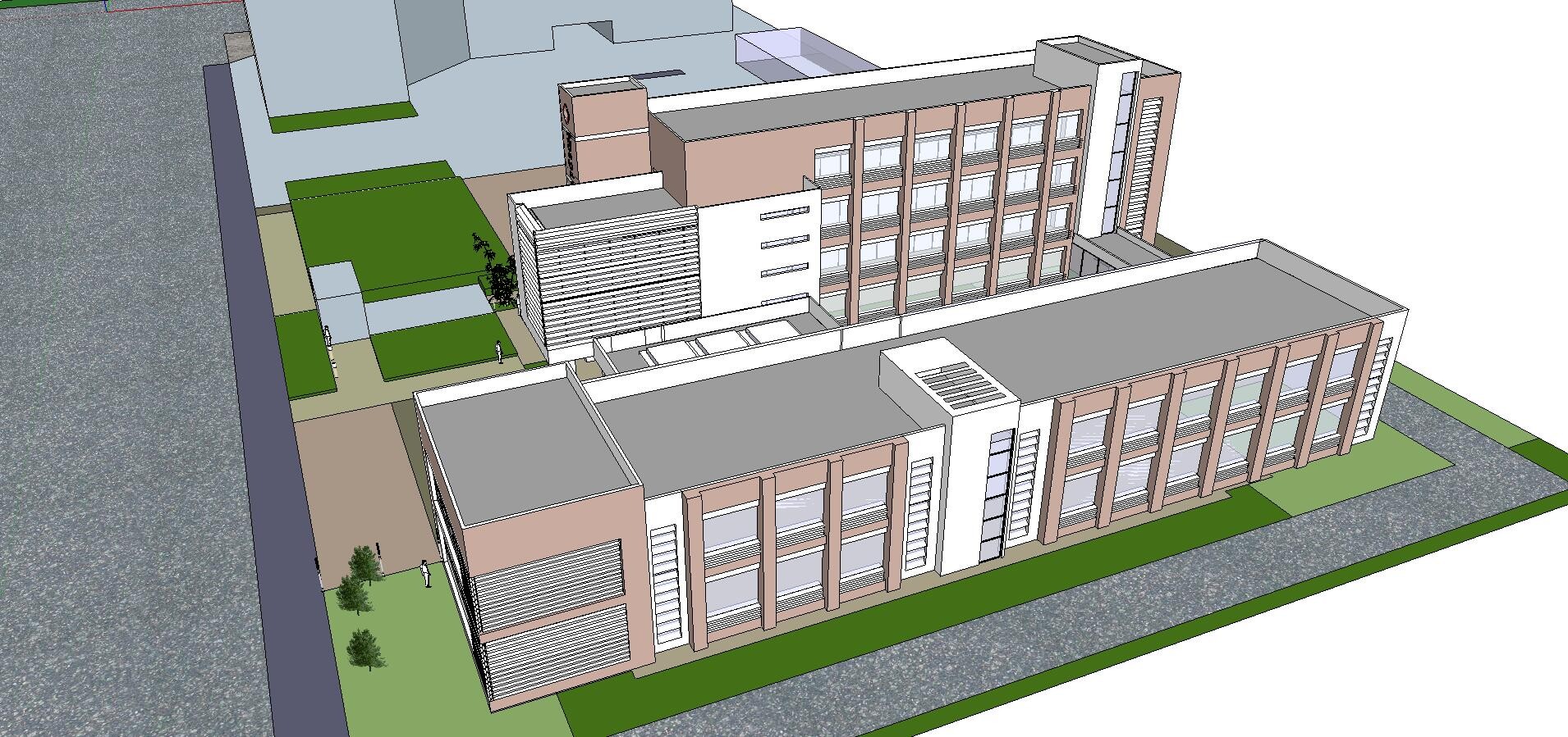 fumaxliu - Sketchup City social Building-Hospital -074