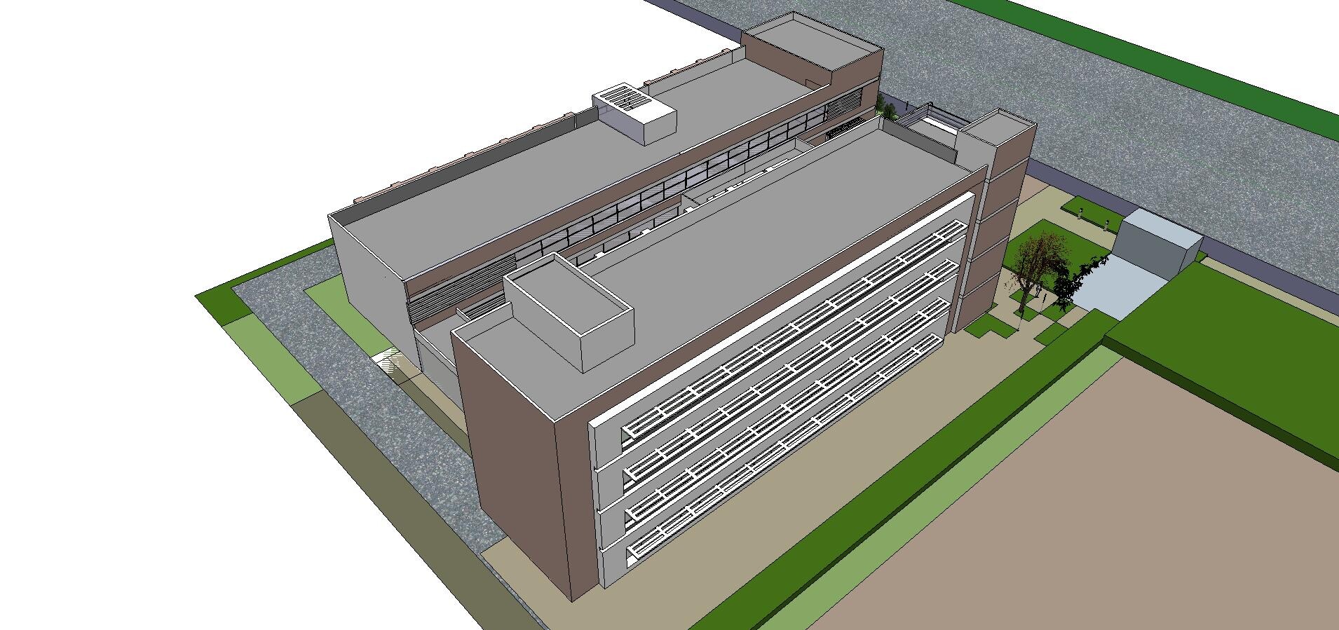 fumaxliu - Sketchup City social Building-Hospital -074