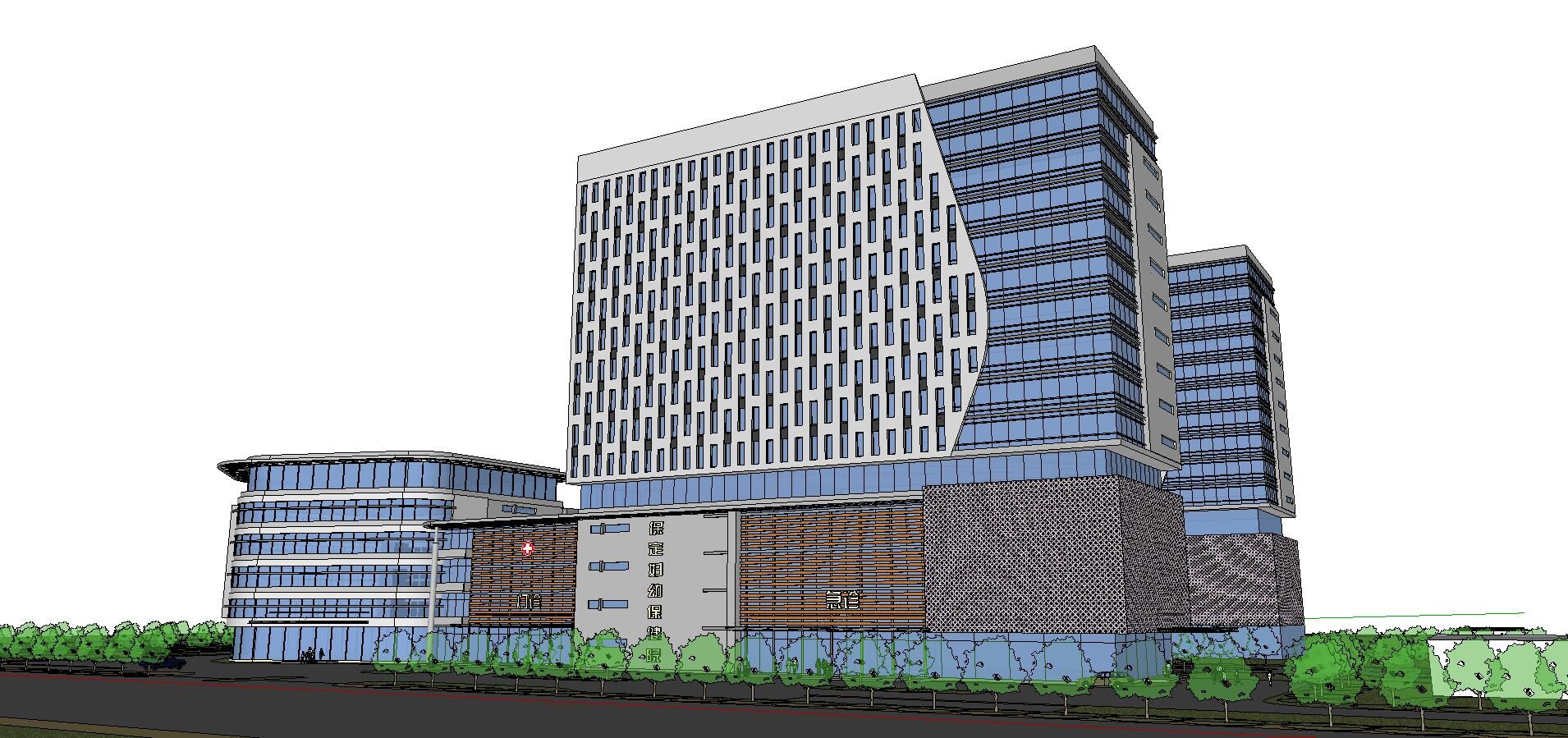 fumaxliu - Sketchup City social Building-Hospital -091