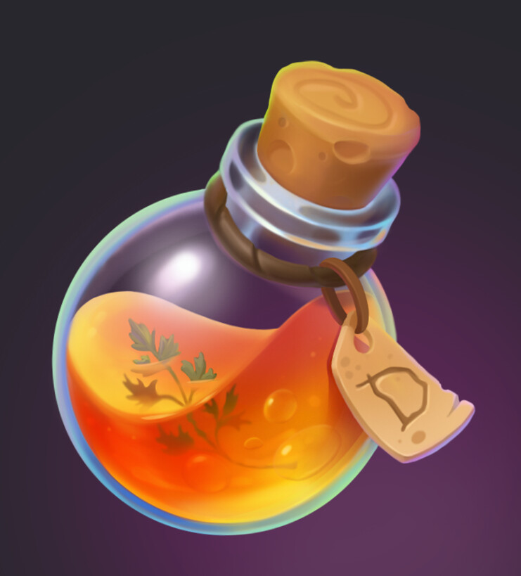 ArtStation - Bottle of potion