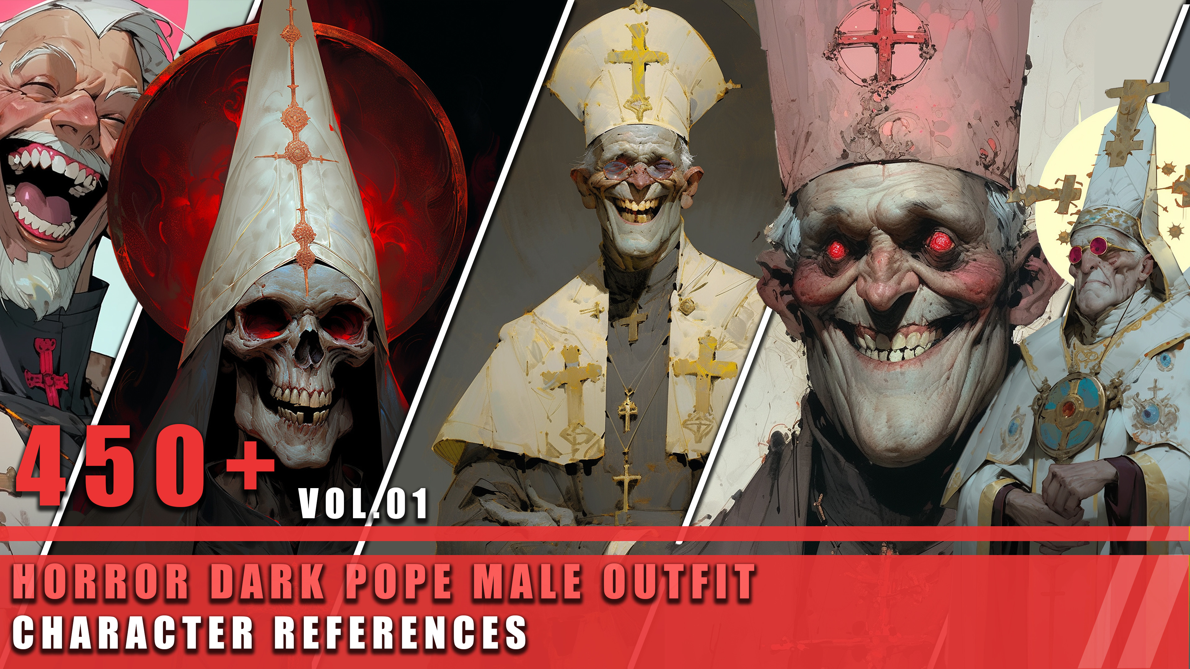 WaterLaw's Studio - 450+ Horror Dark Pope Male Outfit - Character ...
