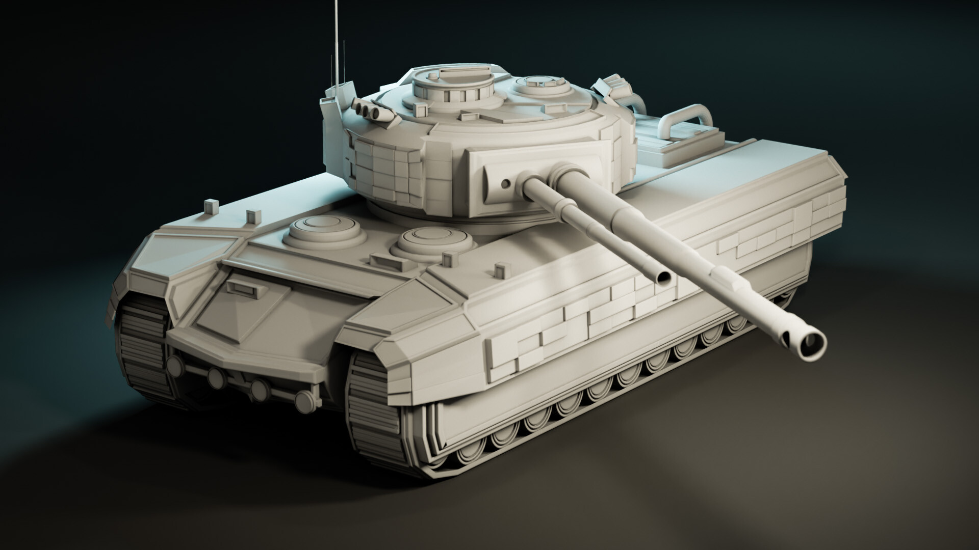 ArtStation - tank concept speed model