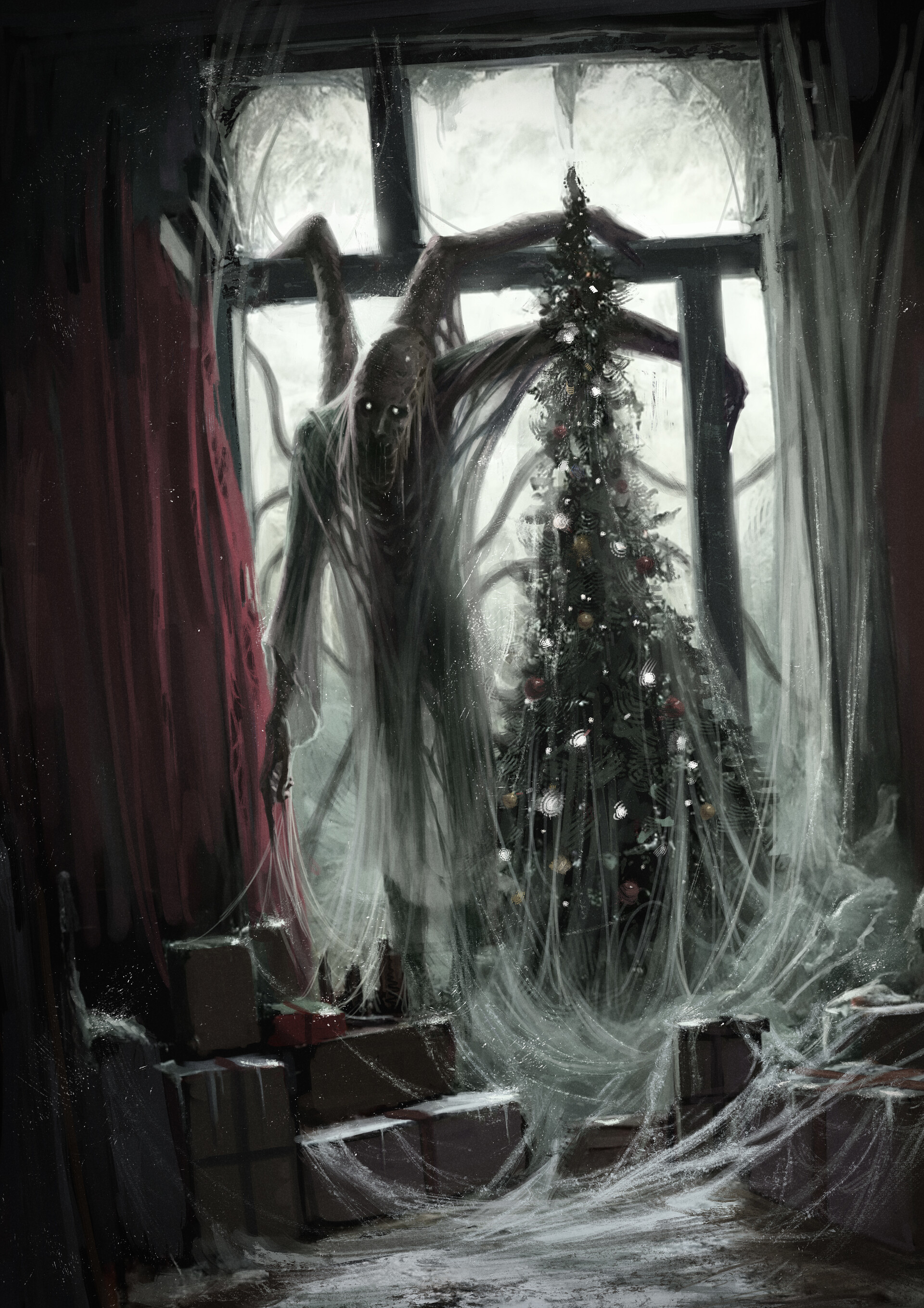 ArtStation - Christmas cobwebs