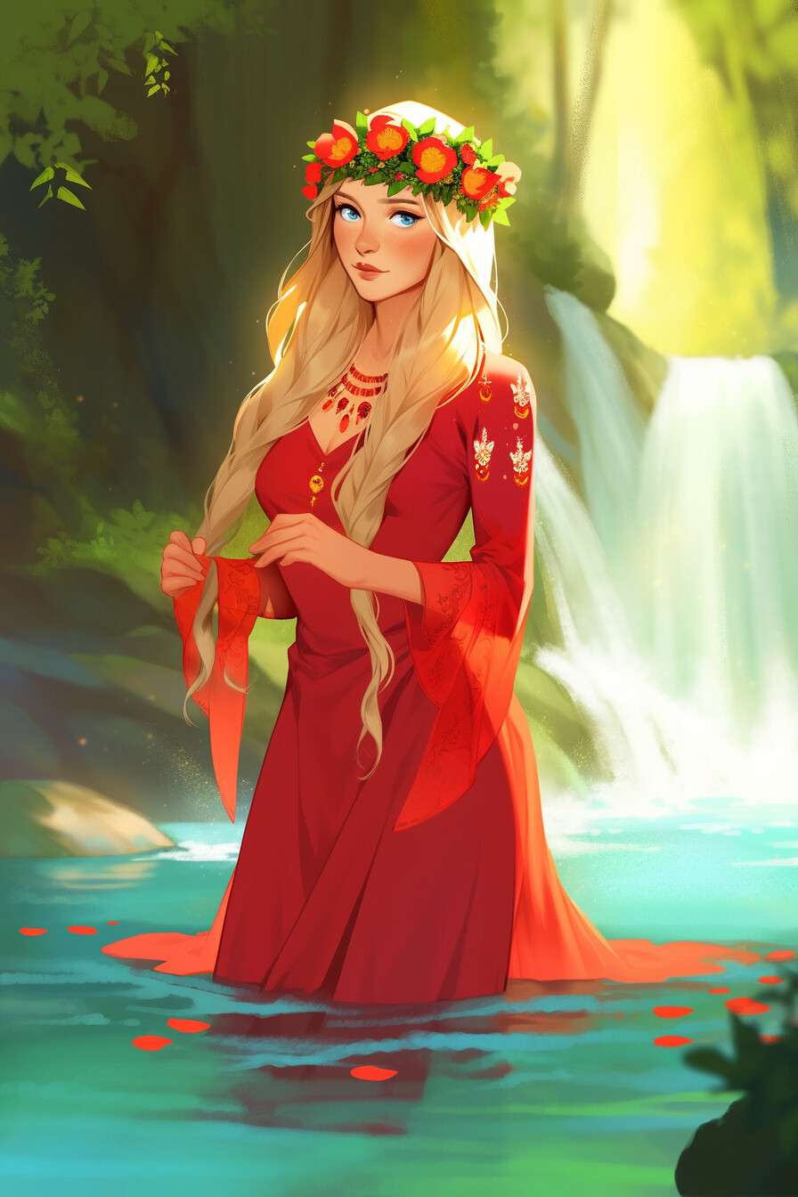 ArtStation - Lilika - Russian nymph