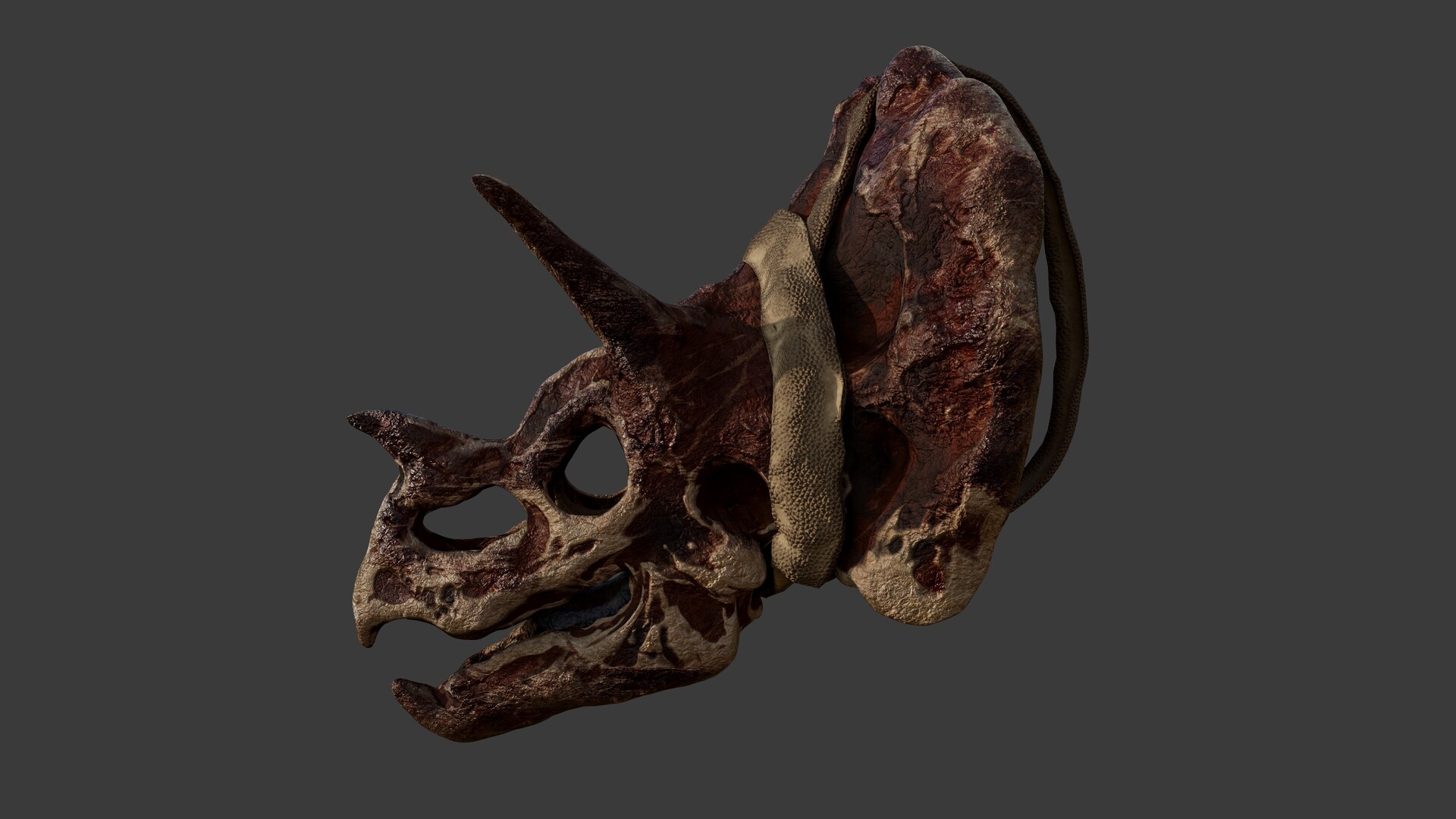 ArtStation - Triceratops Skull Shield [Ark - Primal Survival Mod]