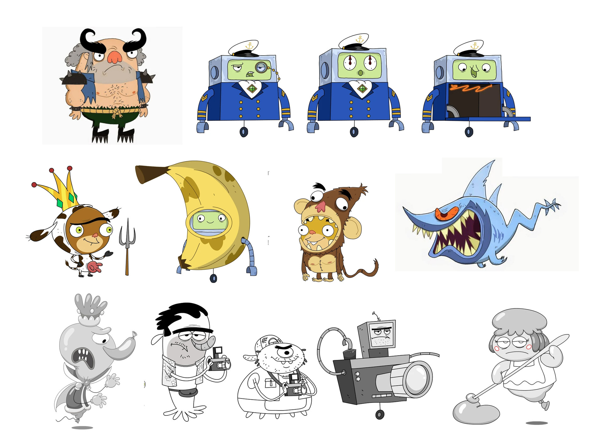 ArtStation - Rocket monkey animated series character design