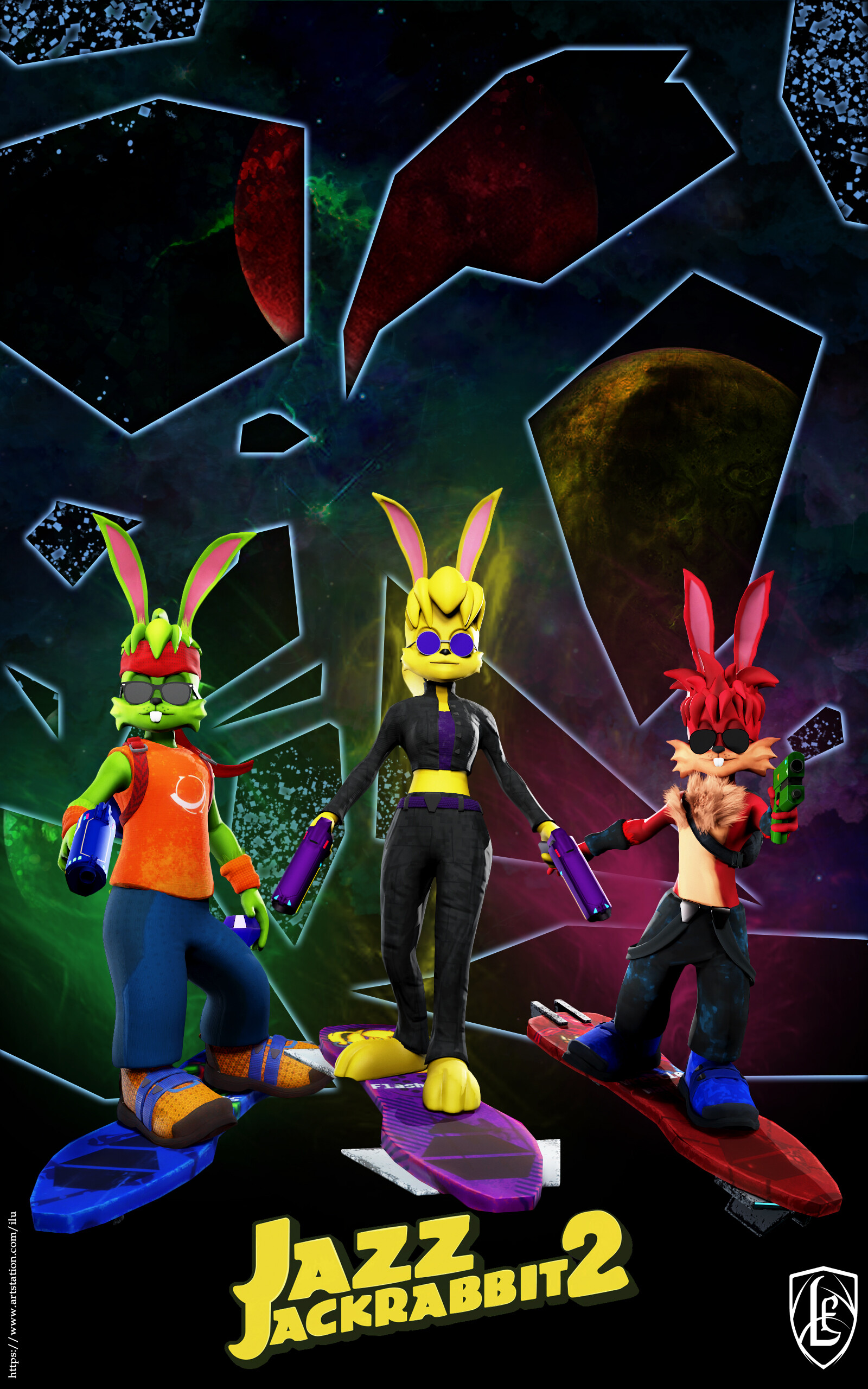 ArtStation - Jazz Jackrabbit 3: In time