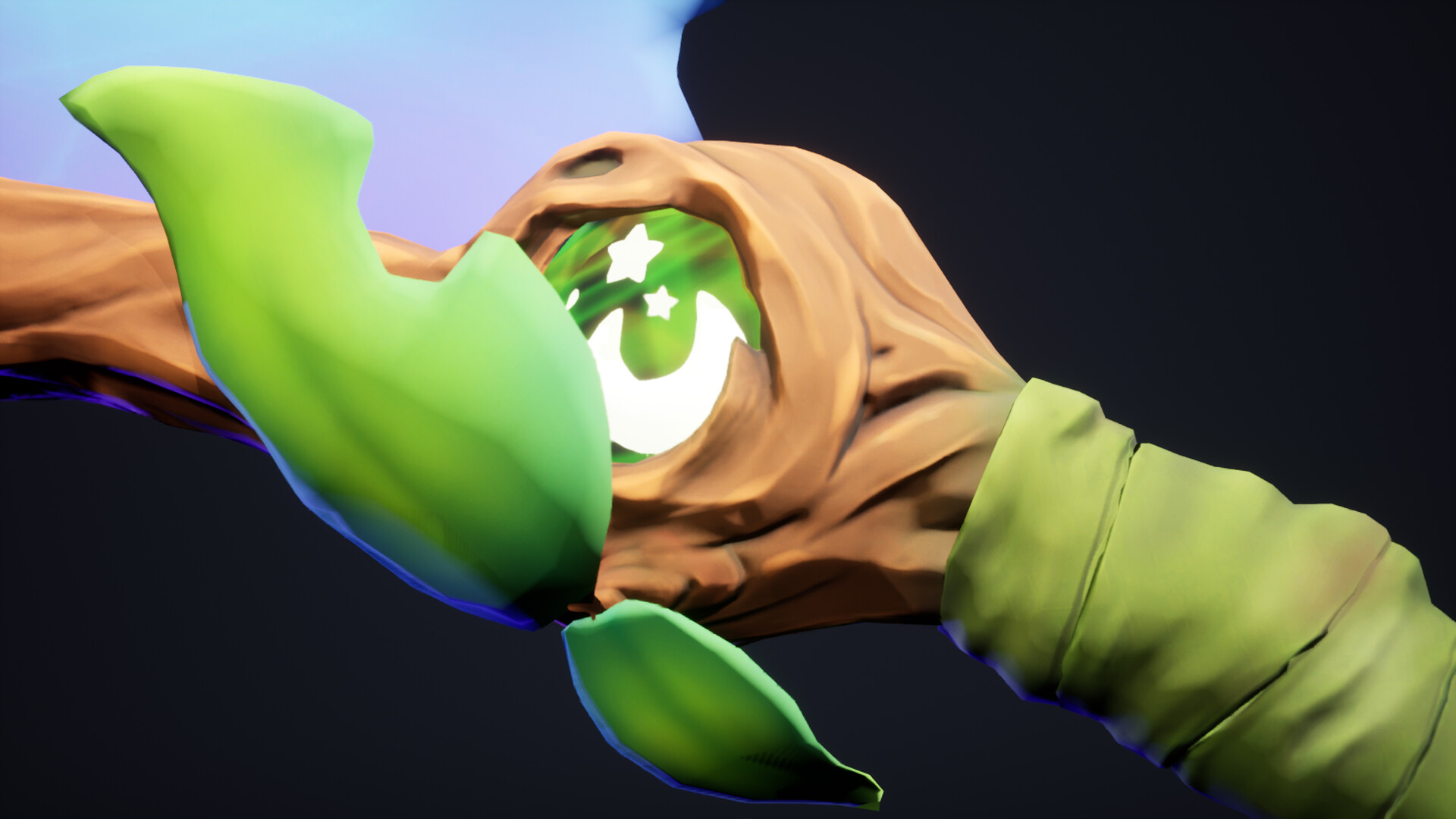 ArtStation - Magical Leaf Sword - Stylized Fantasy Sword