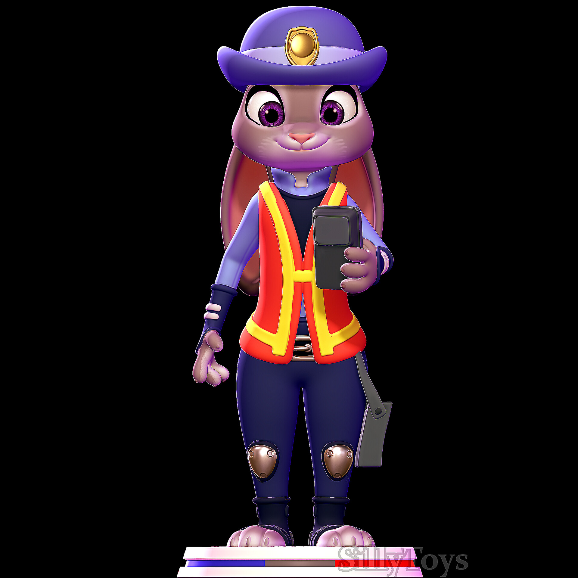 ArtStation - Judy Hopps Meter Maid - Zootopia 3D print model