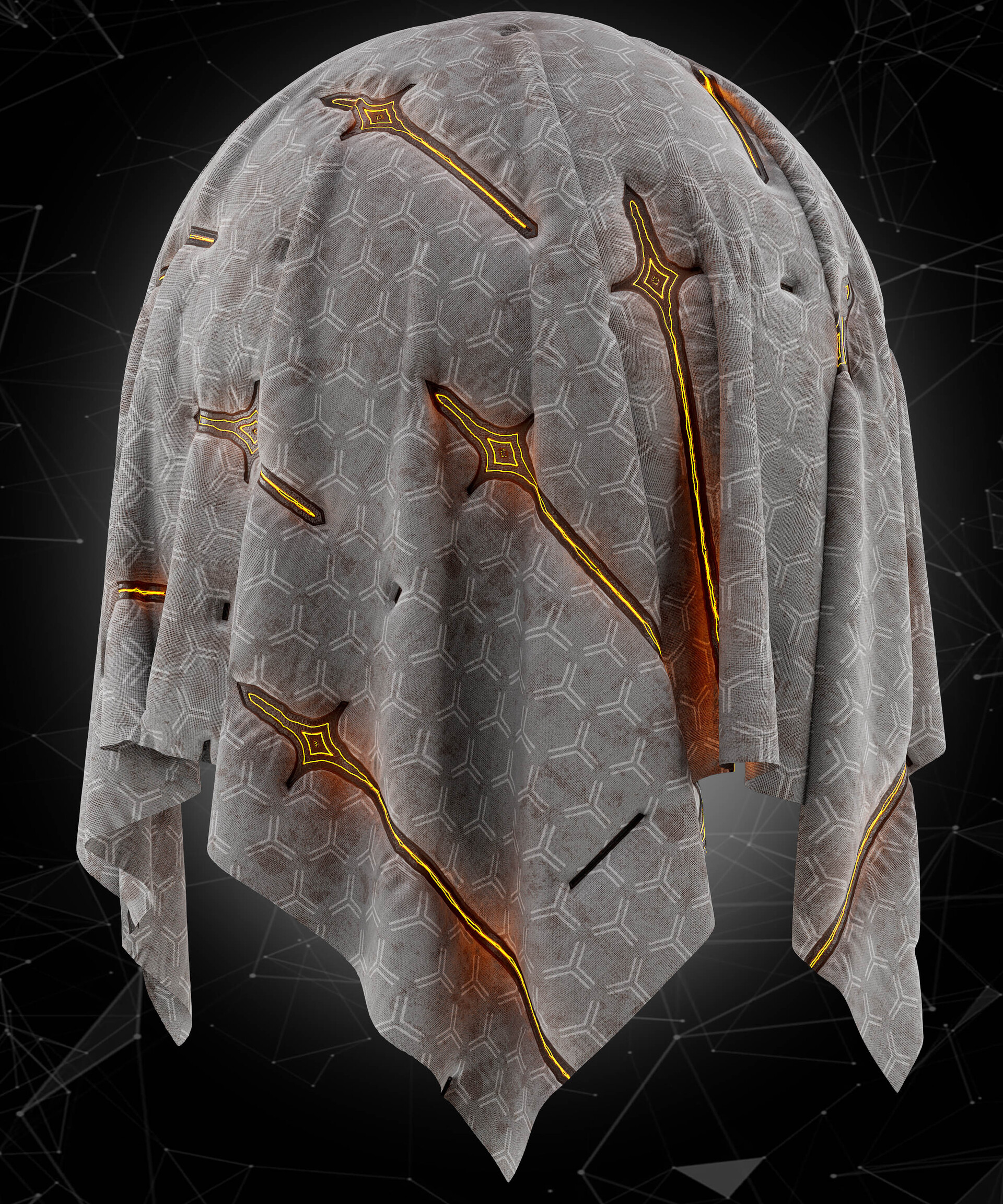 hossein-hamidi - Sci-Fi Fabric Smart Materials For Substance Painter