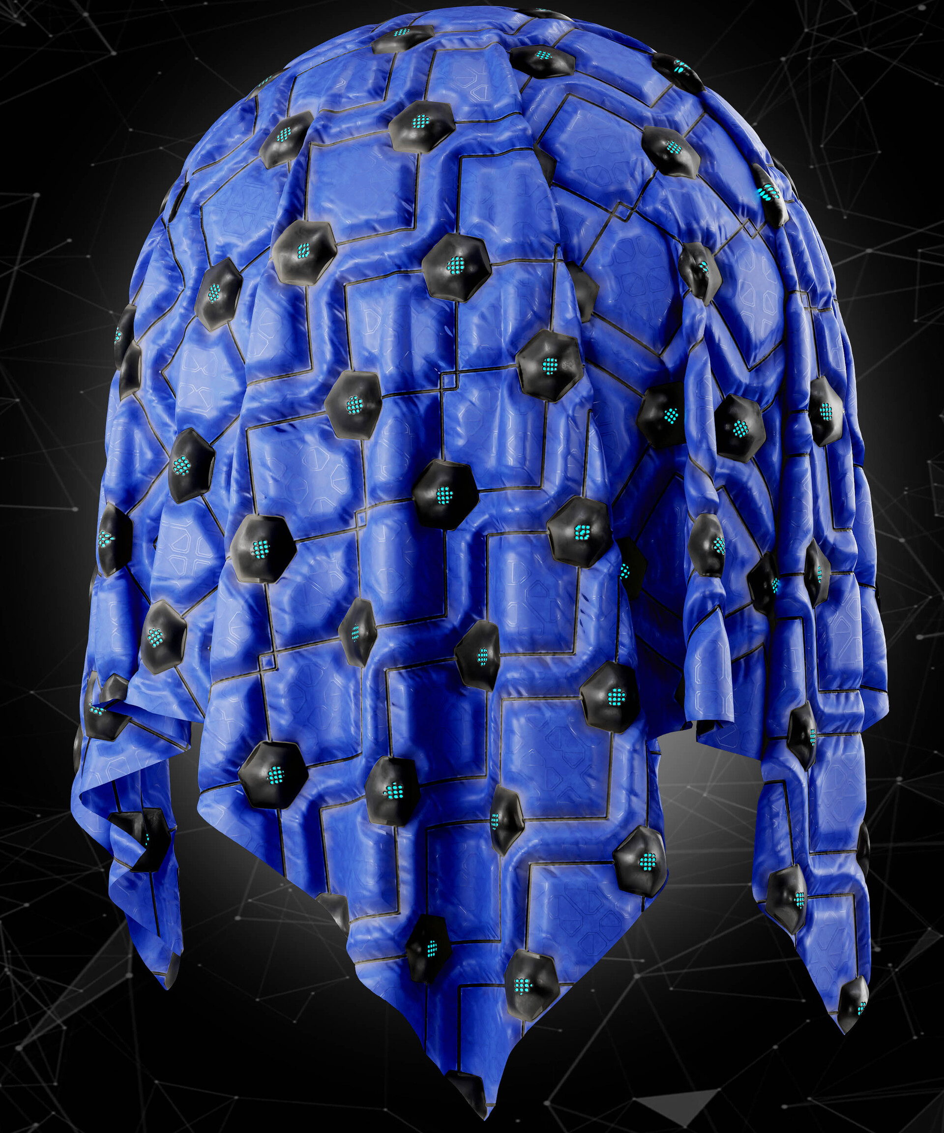 hossein-hamidi - Sci-Fi Fabric Smart Materials For Substance Painter