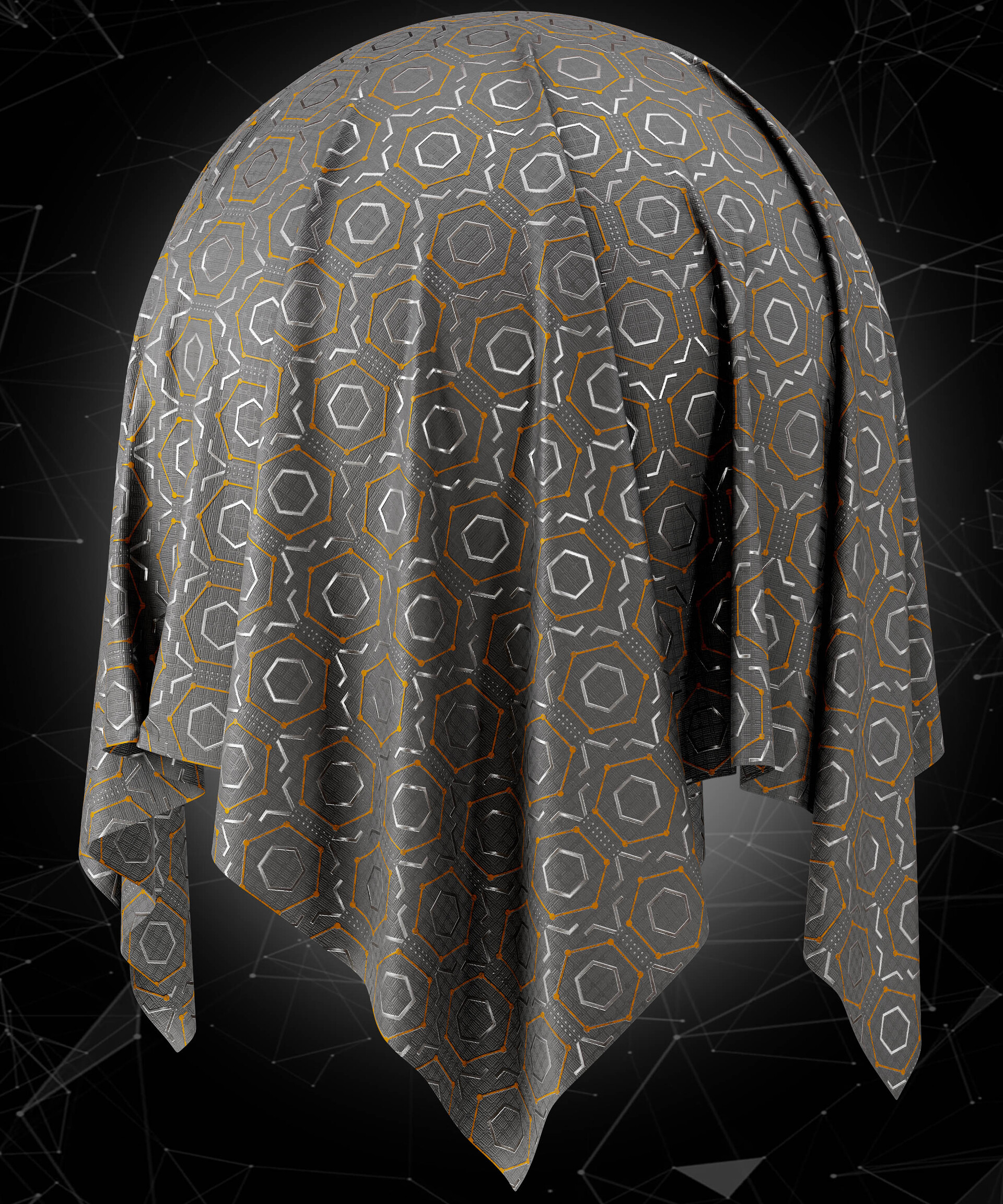 hossein-hamidi - Sci-Fi Fabric Smart Materials For Substance Painter
