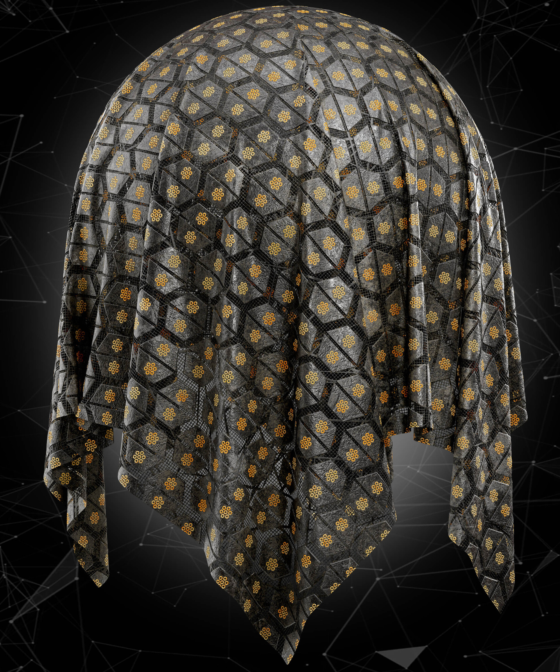 hossein-hamidi - Sci-Fi Fabric Smart Materials For Substance Painter