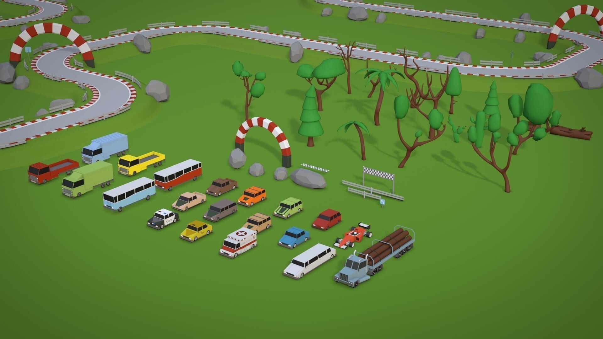 ArtStation - Race track collection for games