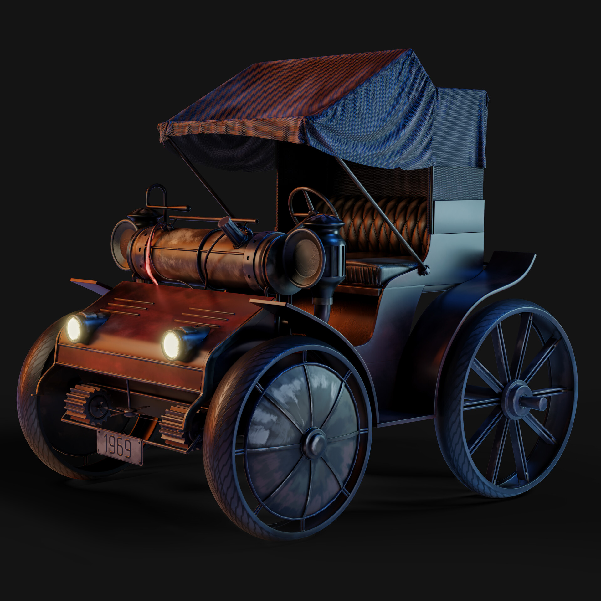 ArtStation - Steampunk Wagon