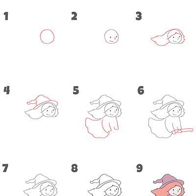 chewbacca drawing step by step