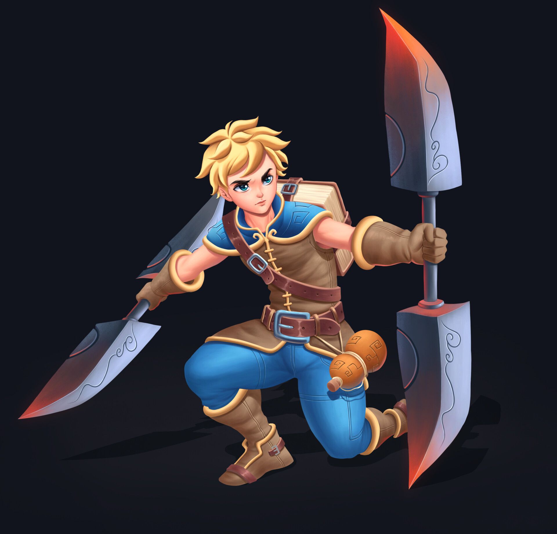 ArtStation - Double Sword Paladin - Personal Artwork