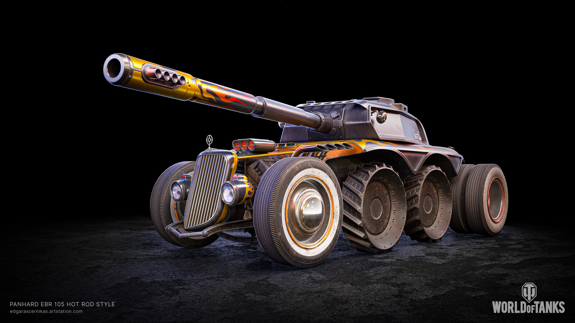 Edgaras Cernikas - Panhard EBR 105 Hot Rod 3D Style
