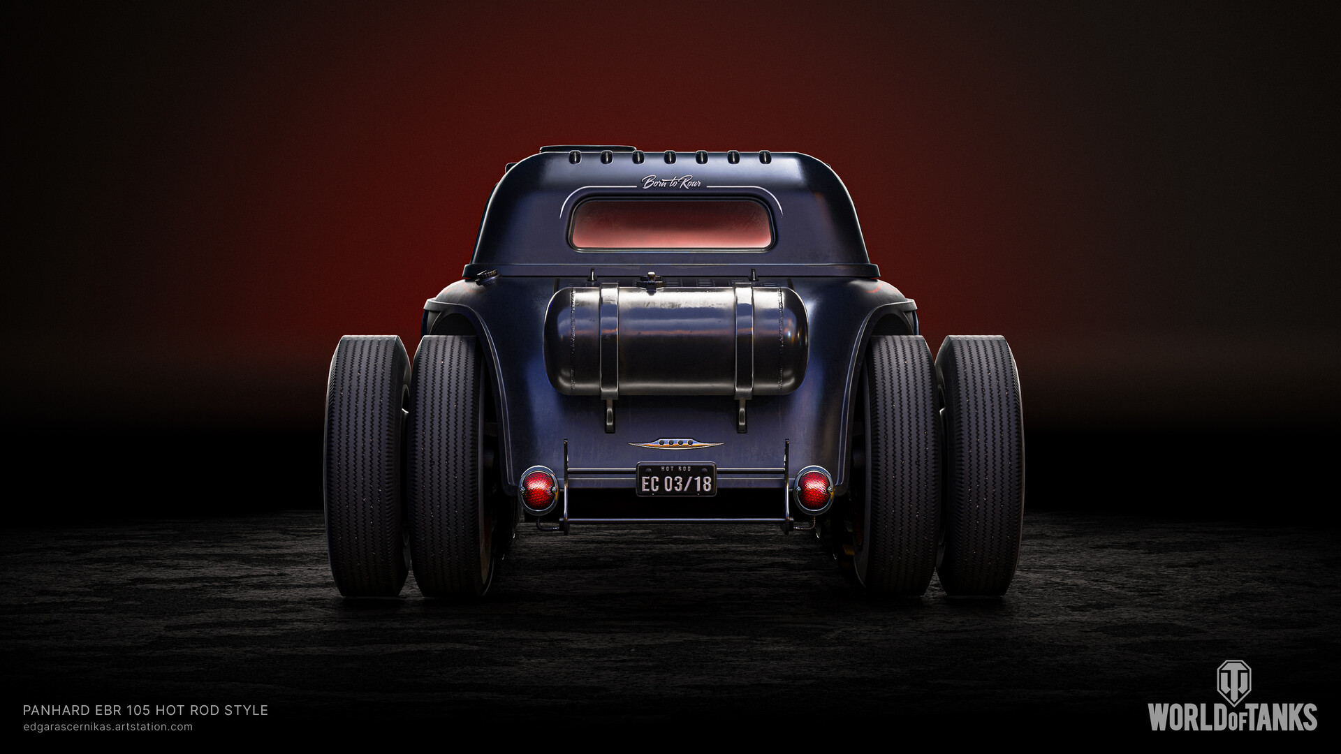 Edgaras Cernikas - Panhard EBR 105 Hot Rod 3D Style