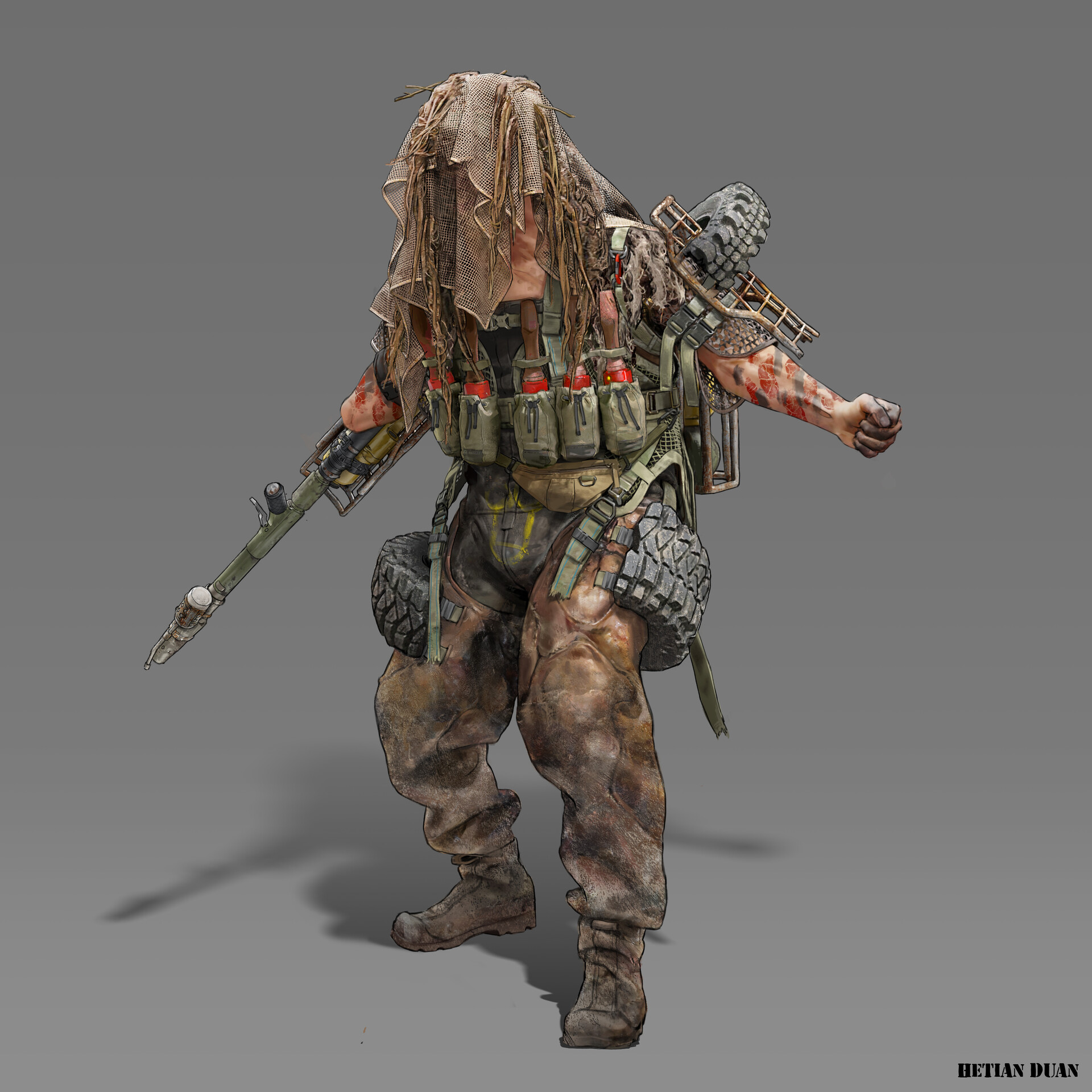 ArtStation - Flamethrower guy | Slasher