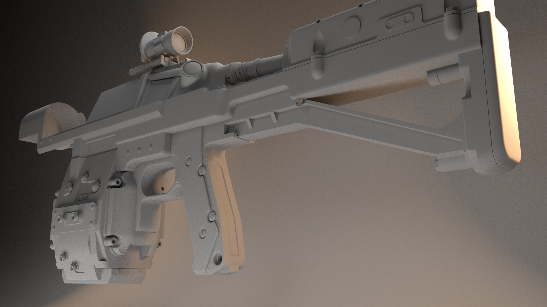 ArtStation - Wolfenstein Fan made Gun replica