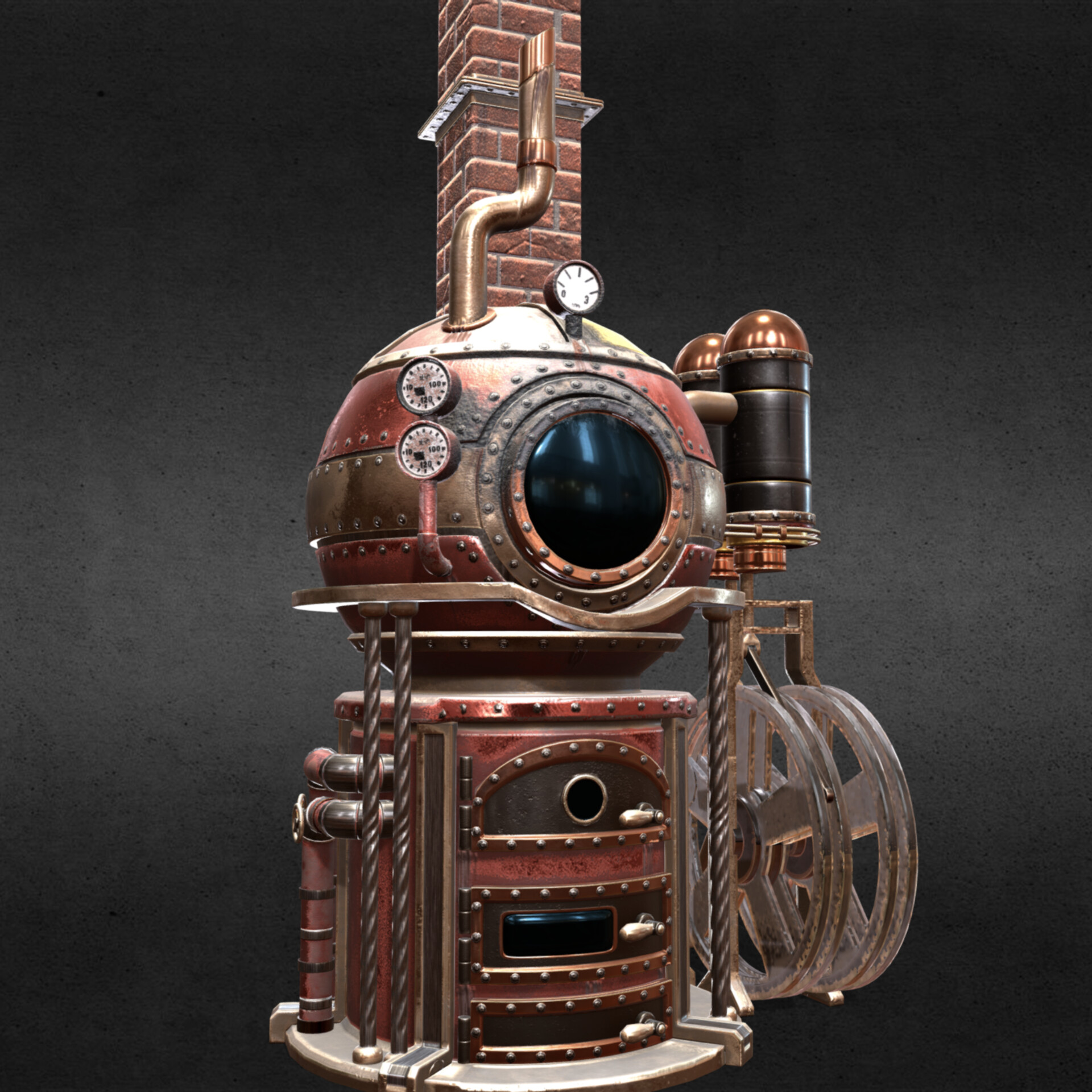 ArtStation - Steampunk models
