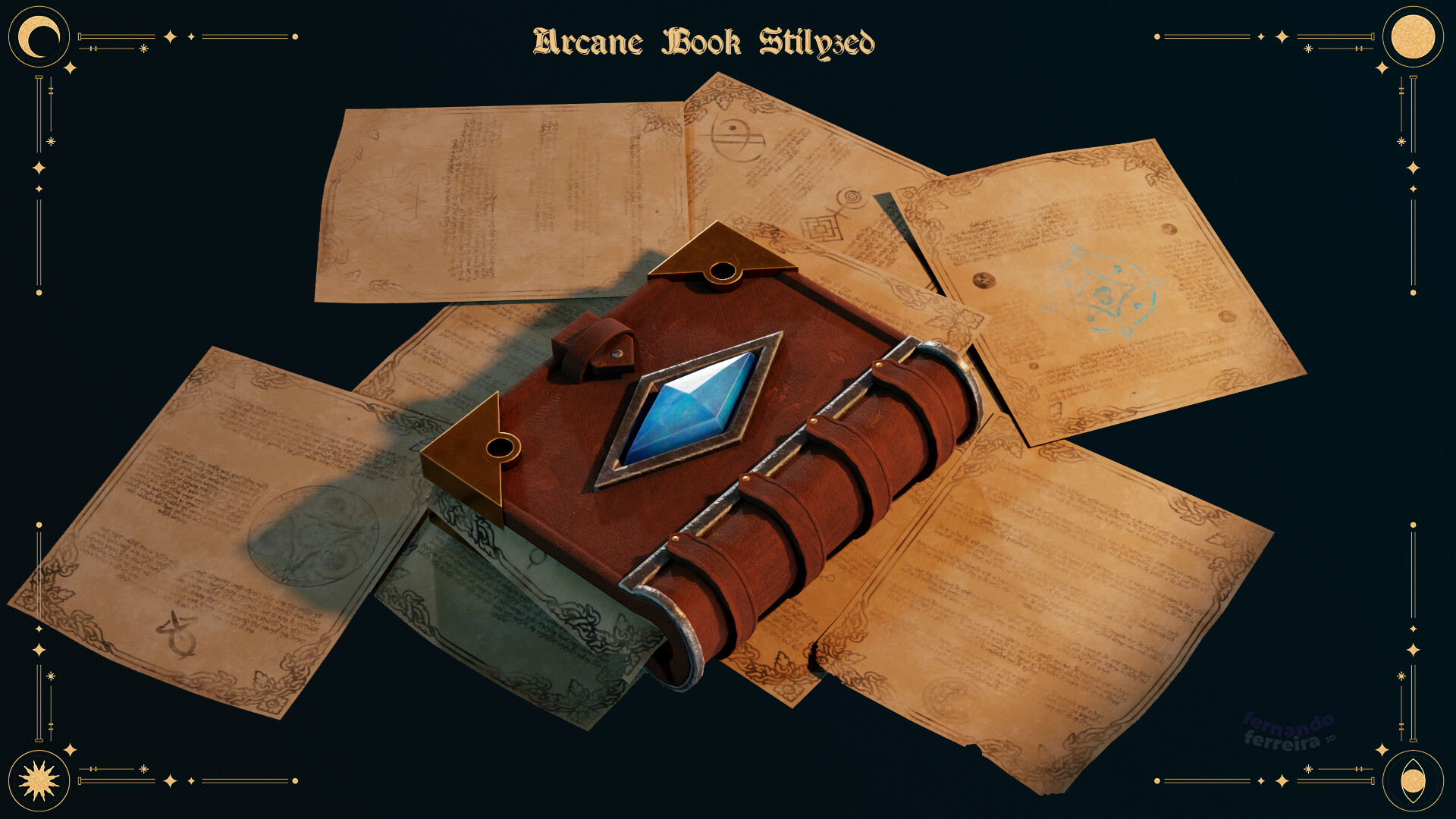 Fernando Henrique Ferreira - Arcane Book Stylized
