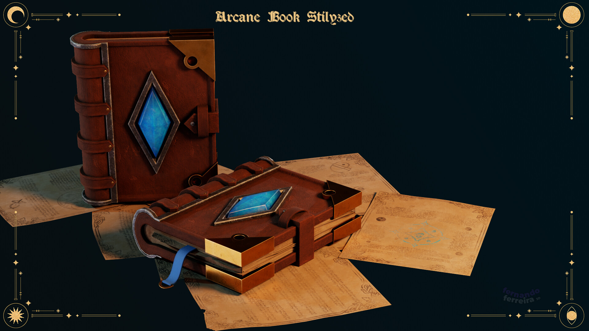 Fernando Henrique Ferreira - Arcane Book Stylized