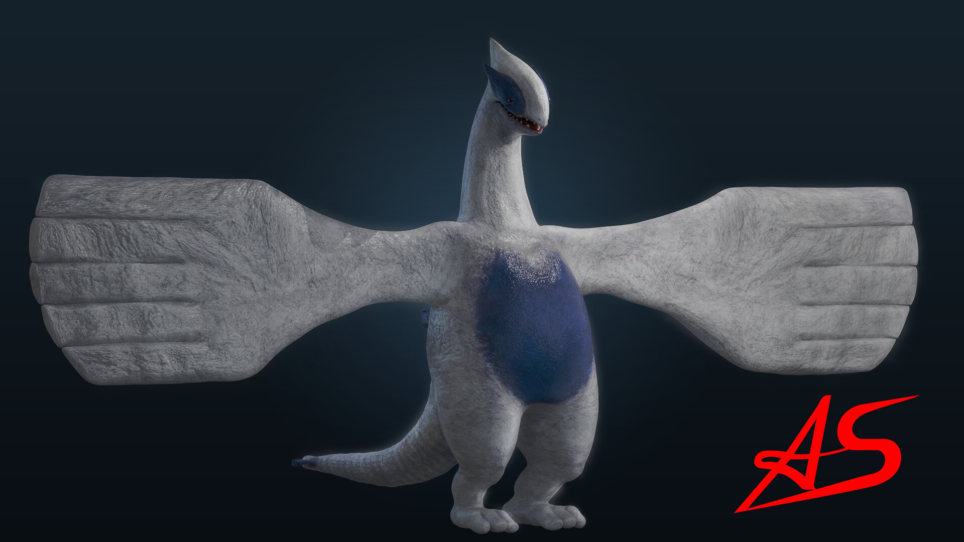 hyper realistic lugia