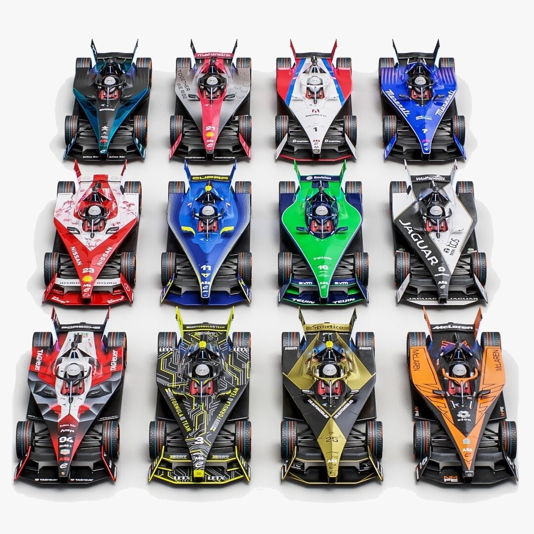 ArtStation - Formula E Season 10 2024 Race Car Collection 3D model