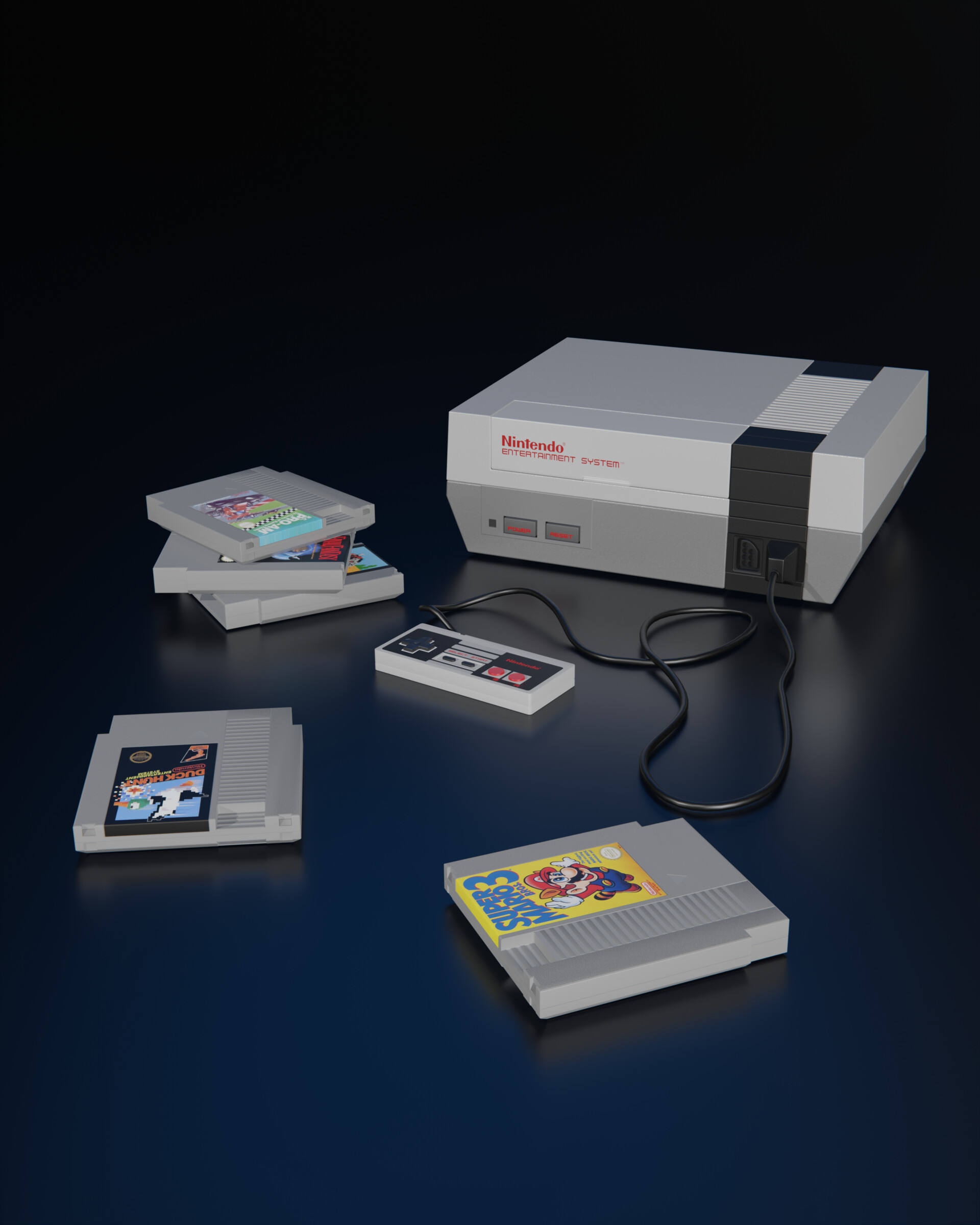 ArtStation - Nintendo Entertainment System.