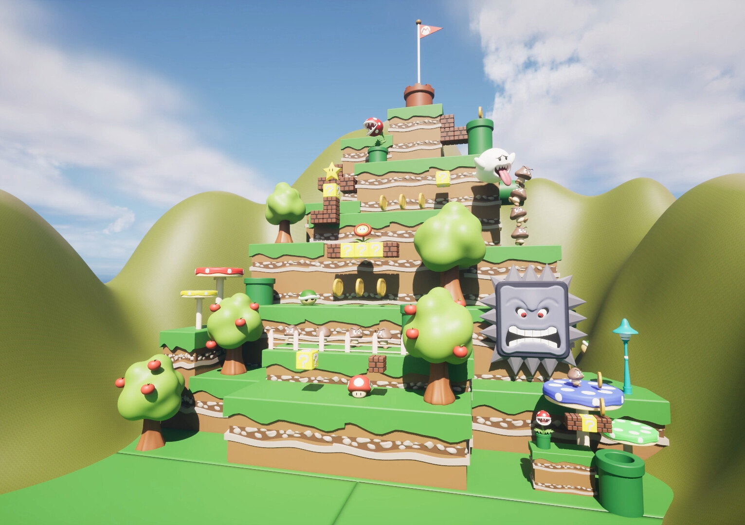 ArtStation - Mario World