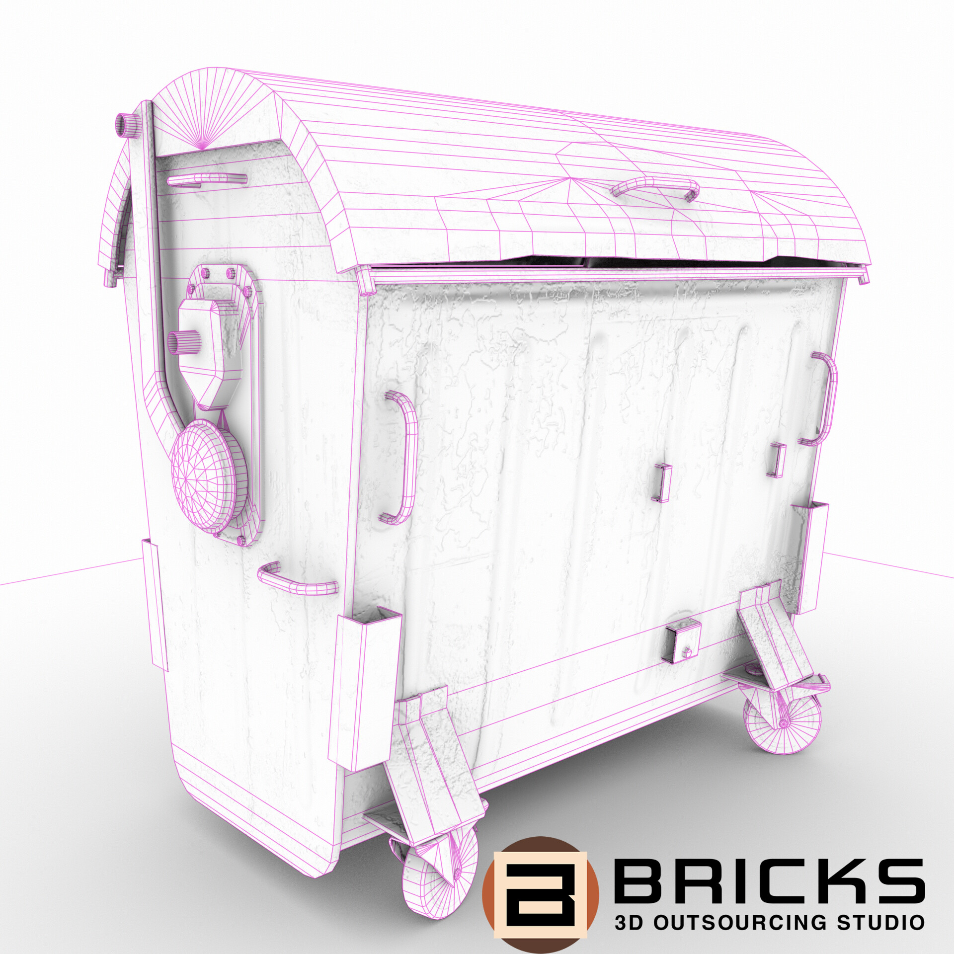 Bricks Studio - Trash Bin
