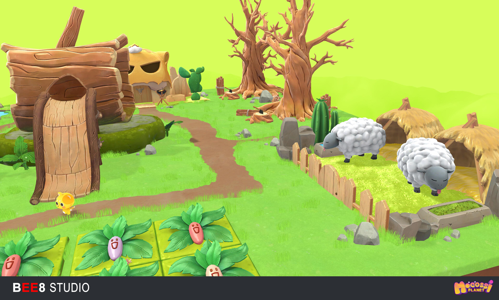 BEE8 STUDIO - The Farm land 3D environment